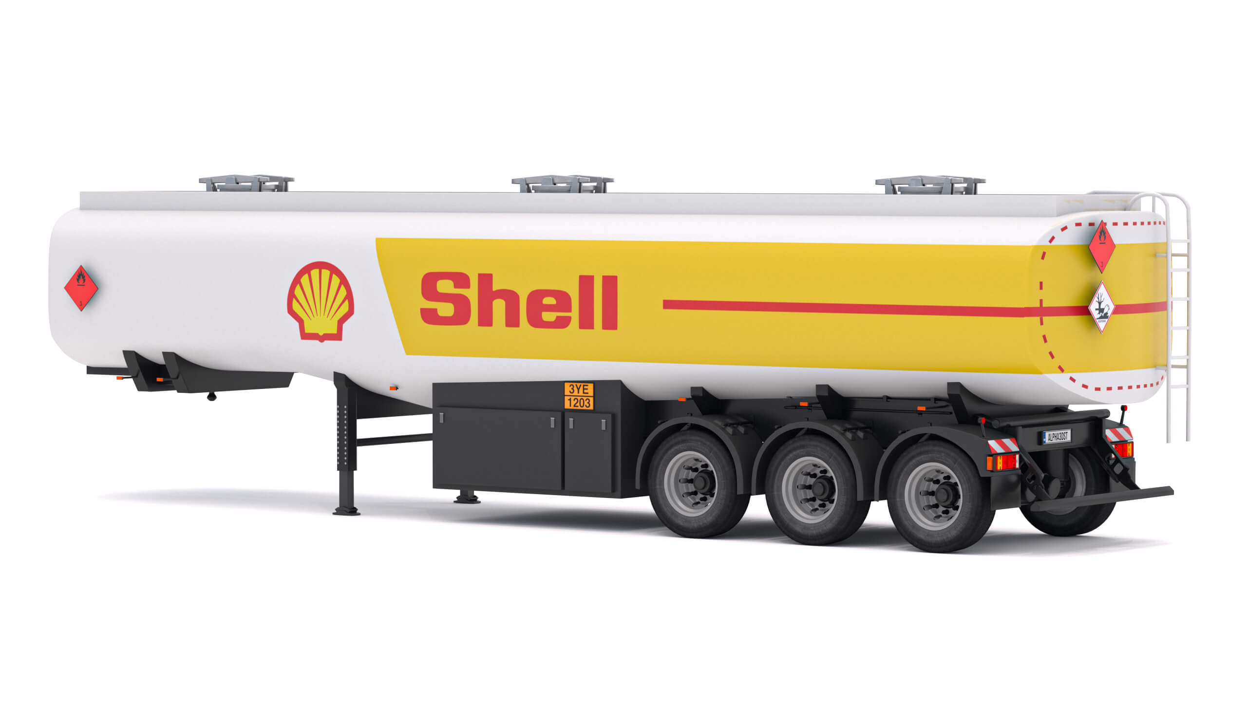 Shell Truck Fuel Collection - 3D Model by ALPHA3DST