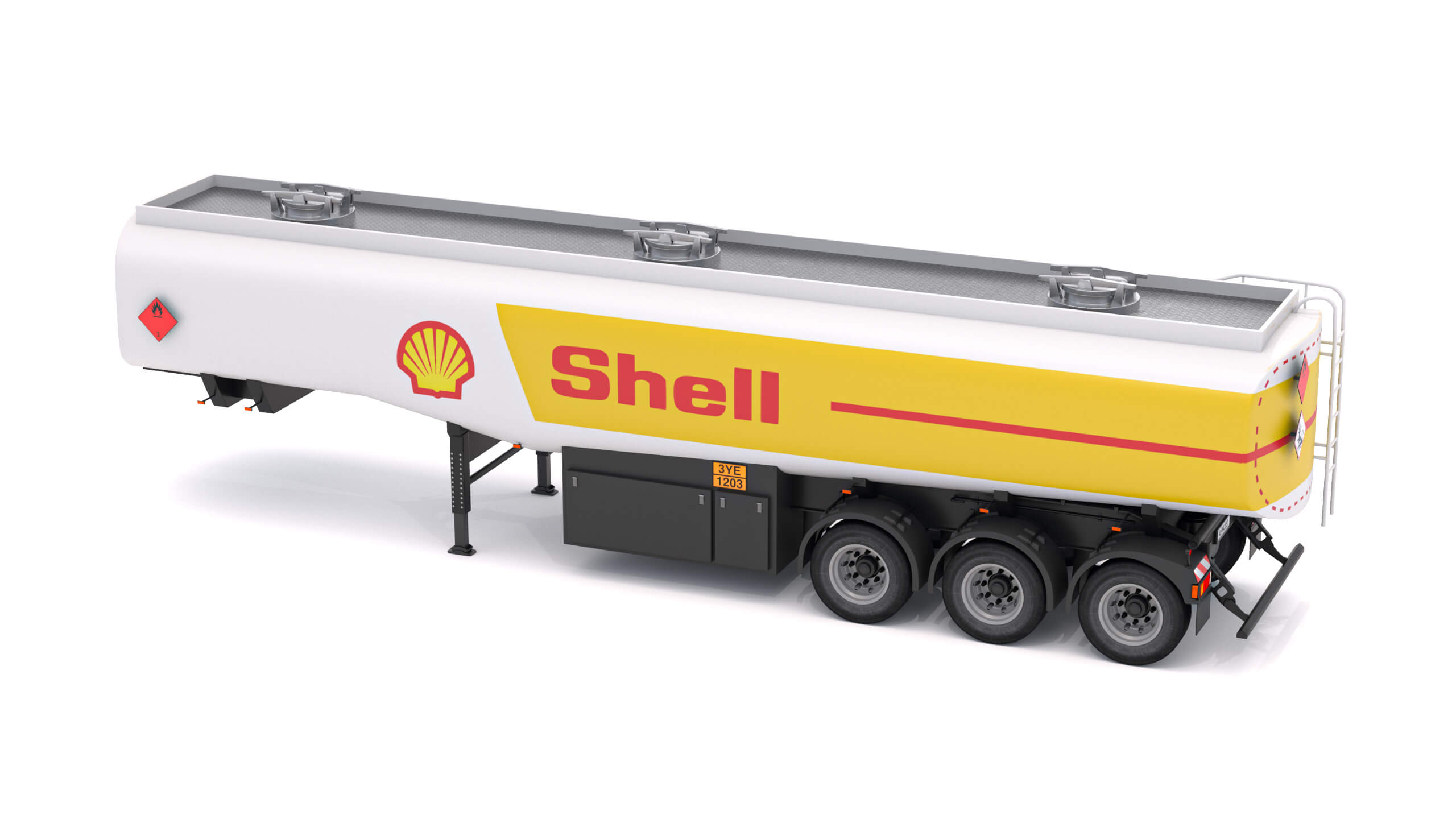 Shell Truck Fuel Collection - 3D Model by ALPHA3DST
