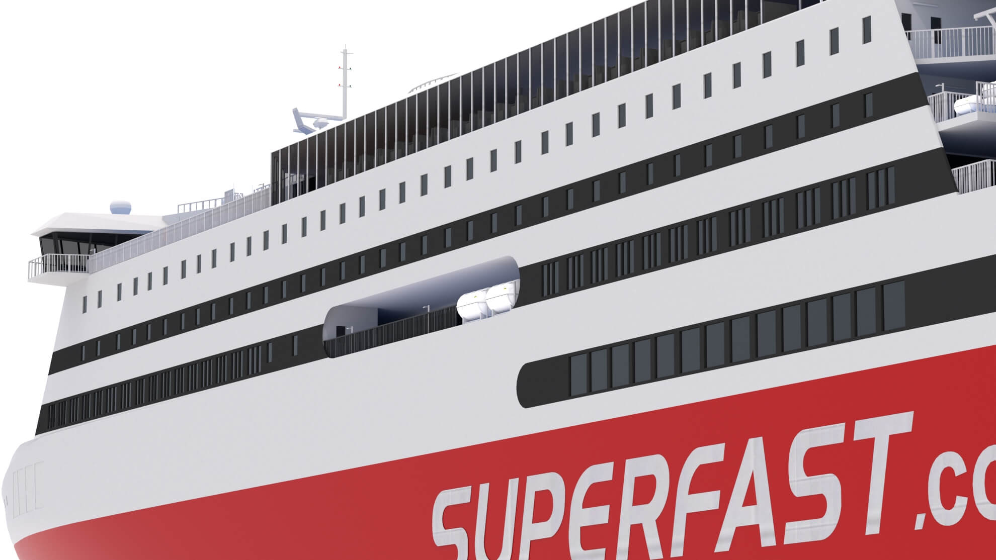 Ship Superfast Xi - Superfast Ferries 3D Model by ALPHA3DST
