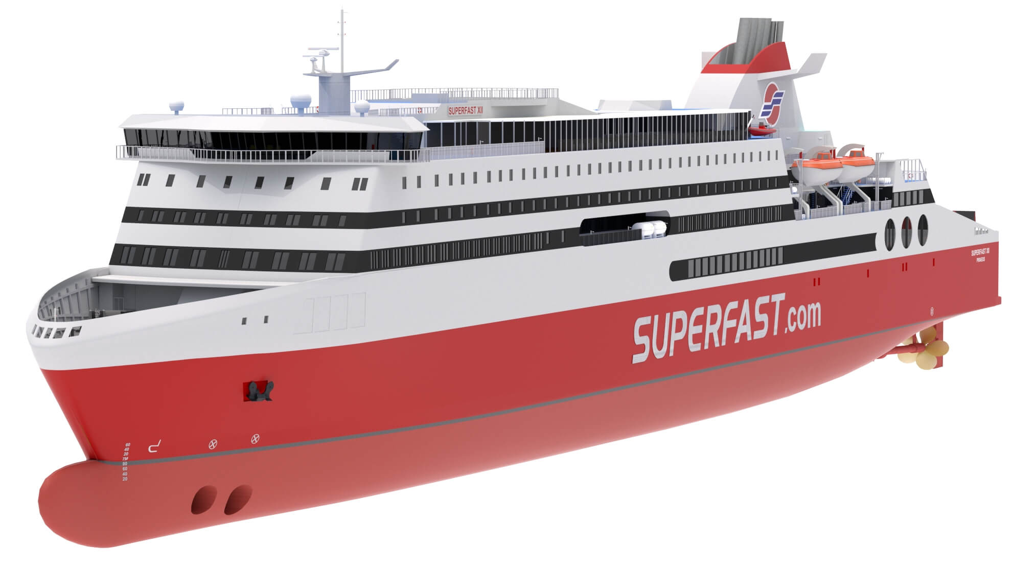 Ship Superfast XII - Superfast Ferries 3D Model by ALPHA3DST