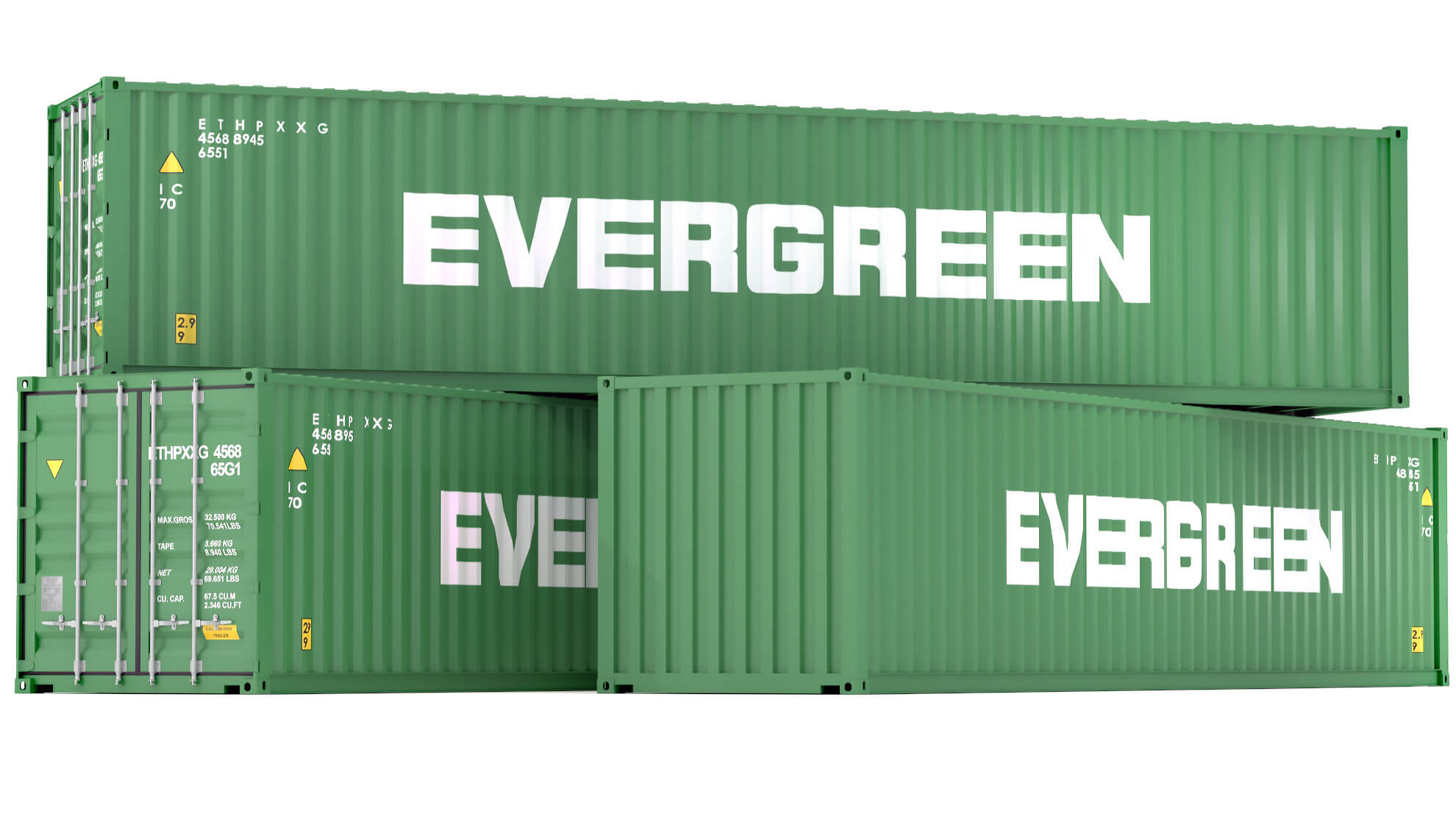 Shipping Container Collection - 3D Model by ALPHA3DST