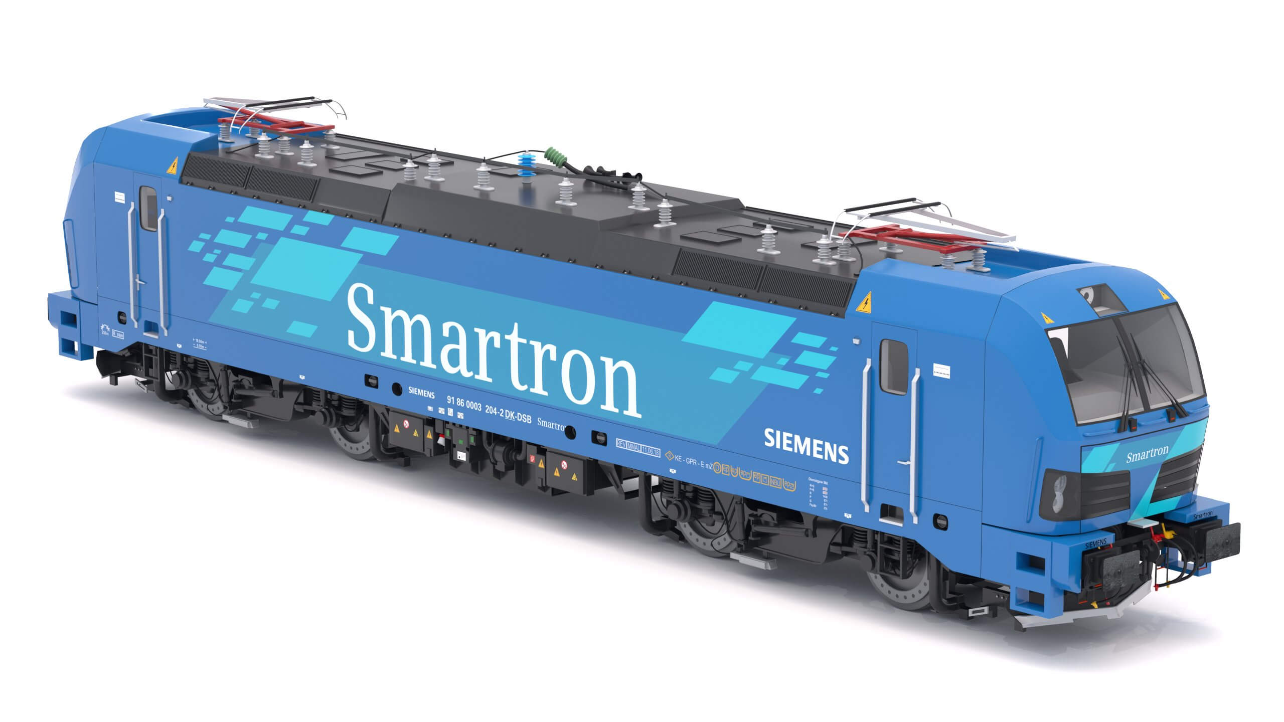 Siemens Smartron Electric Locomotive - 3D Model by ALPHA3DST