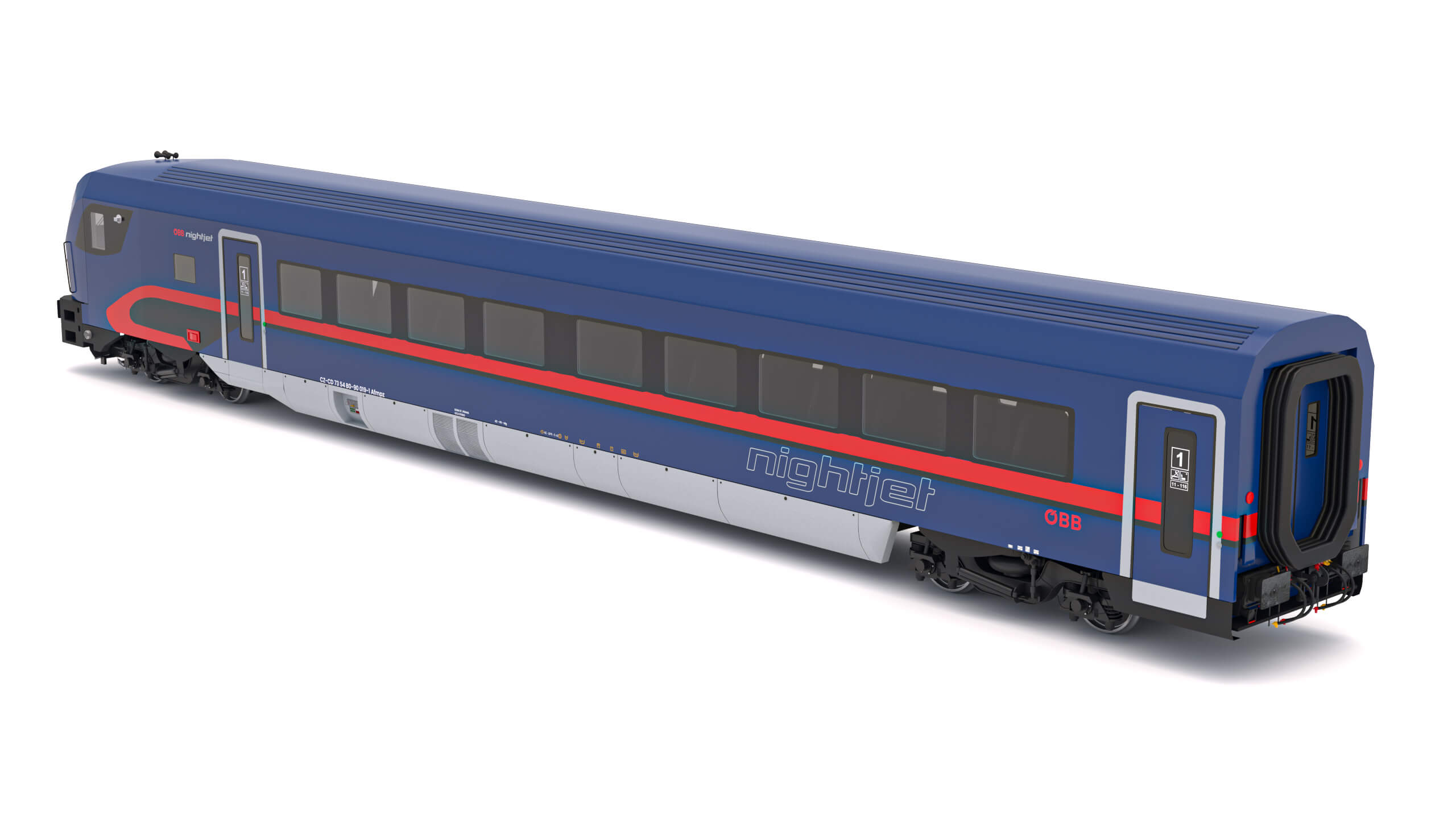 Siemens Vectrain Locomotive Obb Ightjet - 3D Model by ALPHA3DST