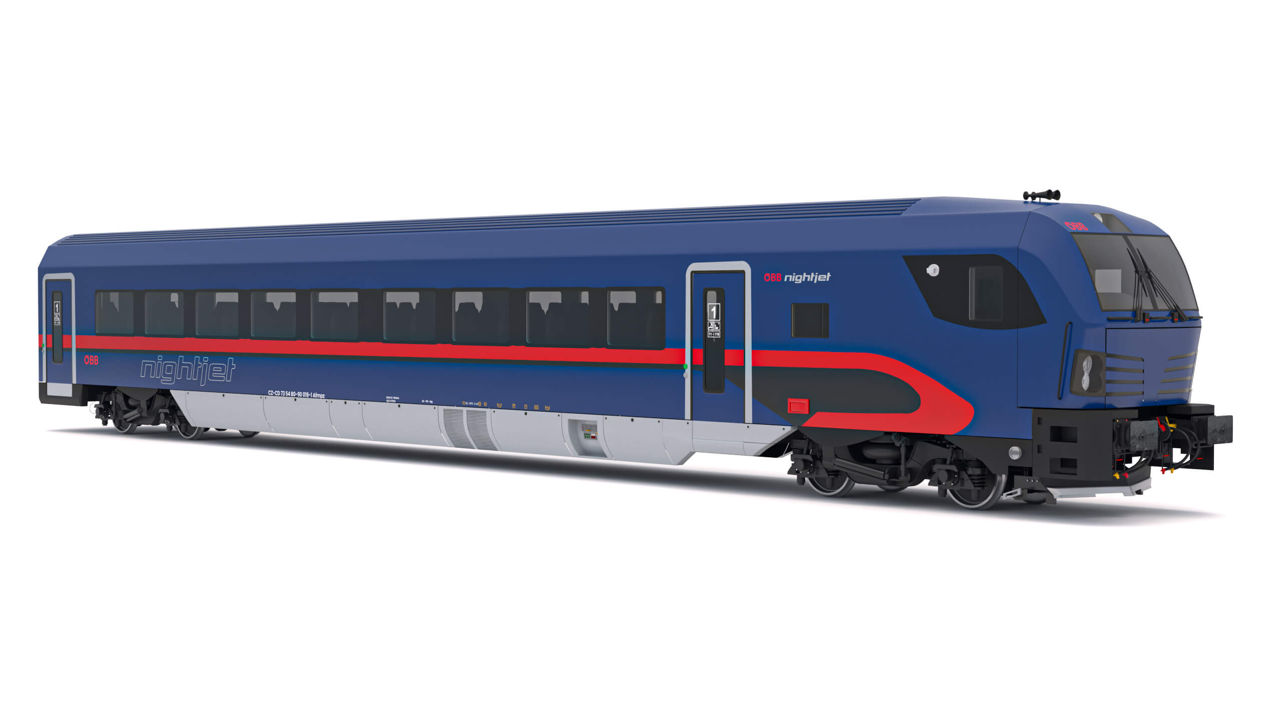Siemens Vectrain Locomotive Obb Ightjet - 3D Model by ALPHA3DST