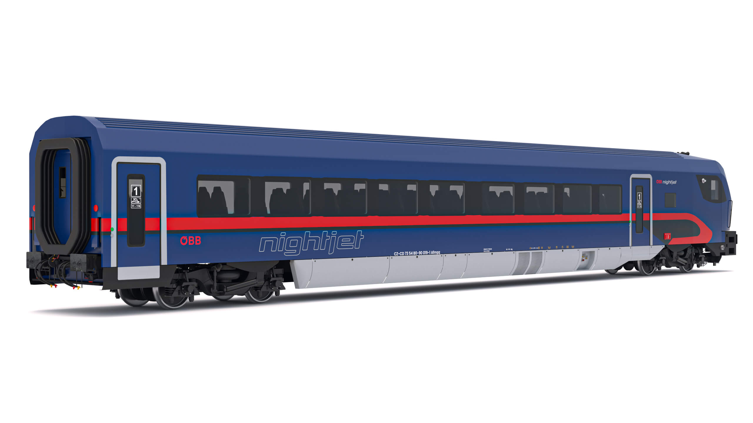 Siemens Vectrain Locomotive Obb Ightjet - 3D Model by ALPHA3DST