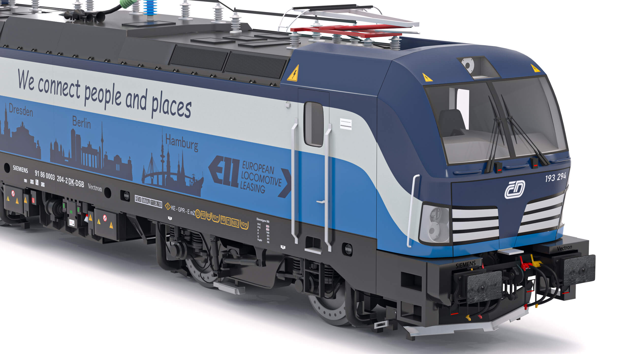 Siemens Vectron Ceske Drahy - 3D Model by ALPHA3DST