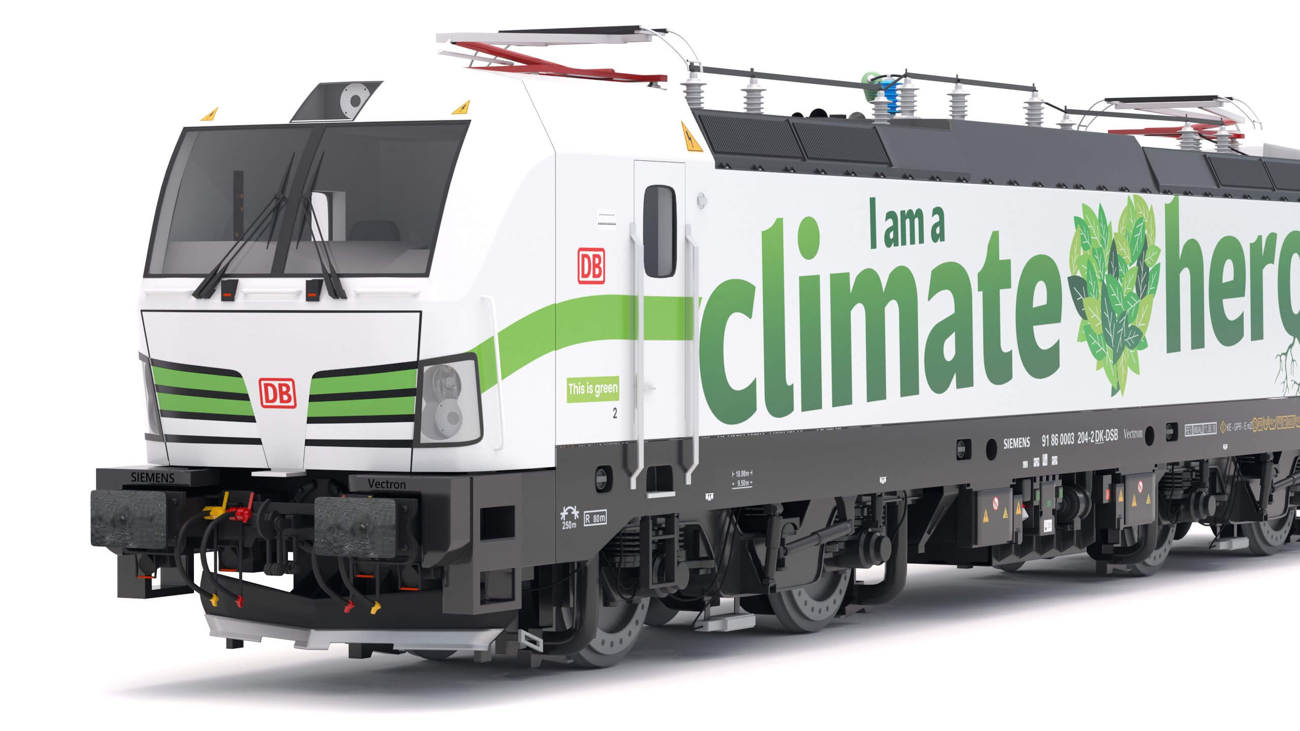 Siemens Vectron DB I Am Climate Hero Livery - 3D Model by ALPHA3DST