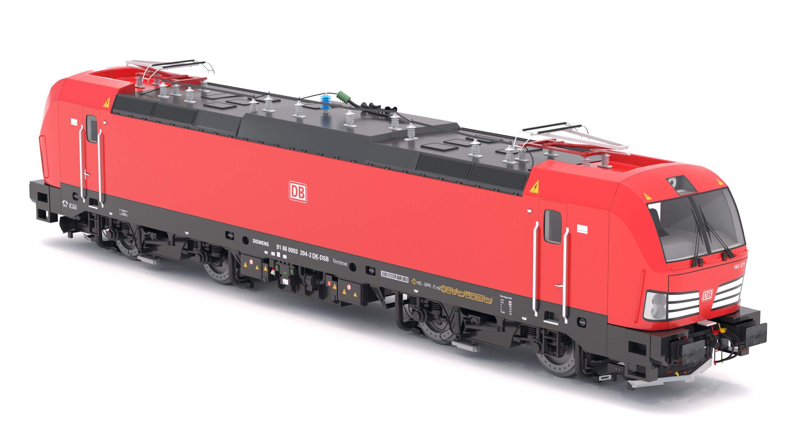 Siemens Vectron DB - 3D Model by ALPHA3DST
