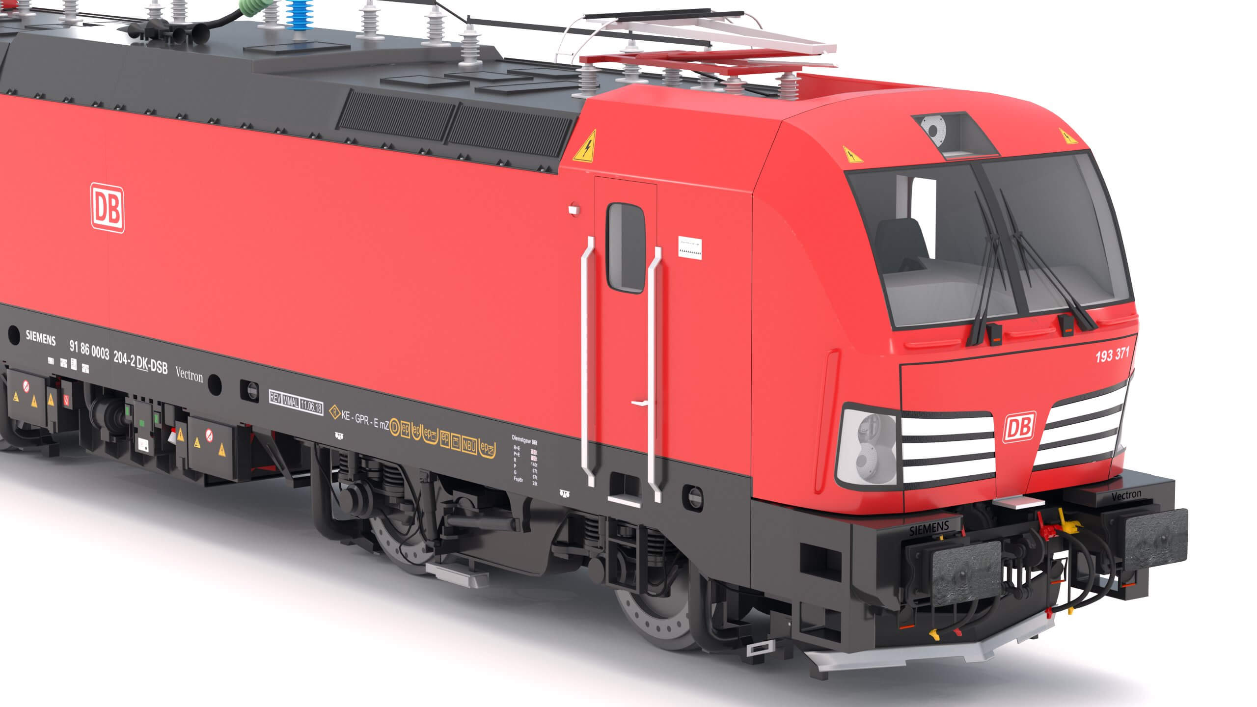 Siemens Vectron DB - 3D Model by ALPHA3DST