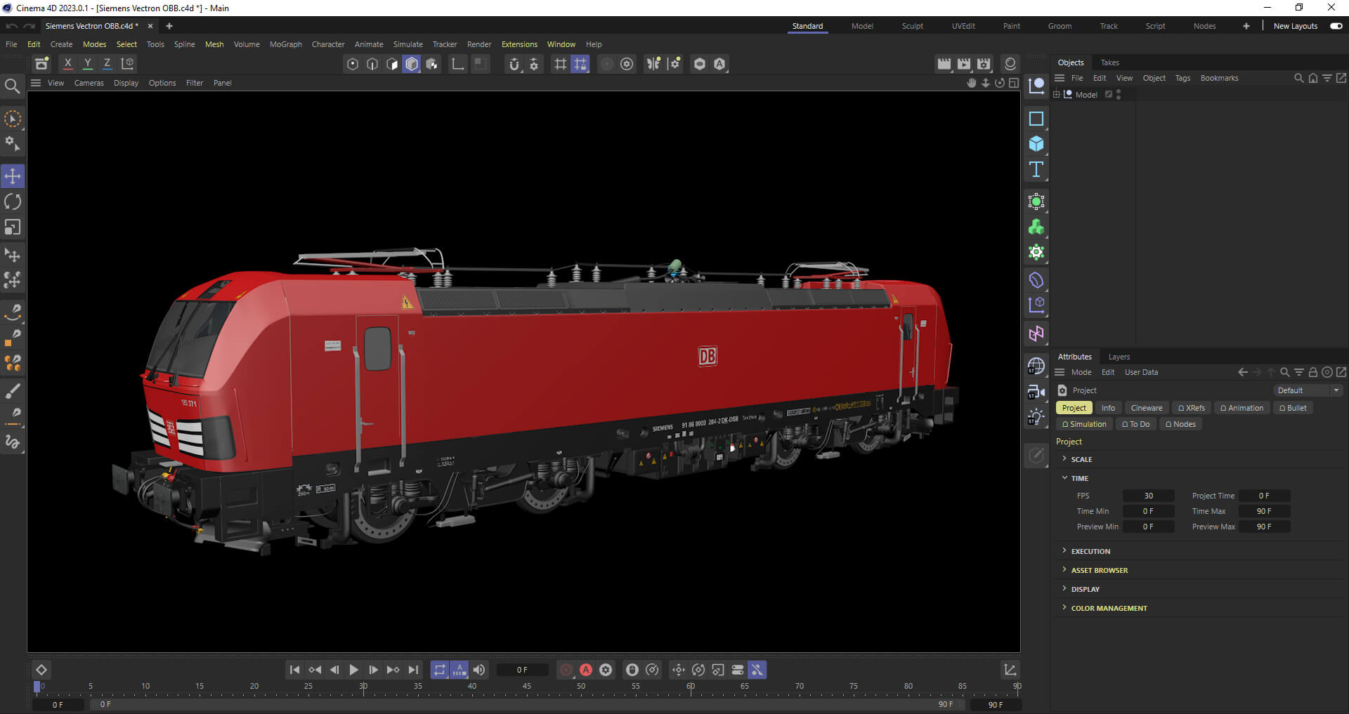 Siemens Vectron DB - 3D Model by ALPHA3DST