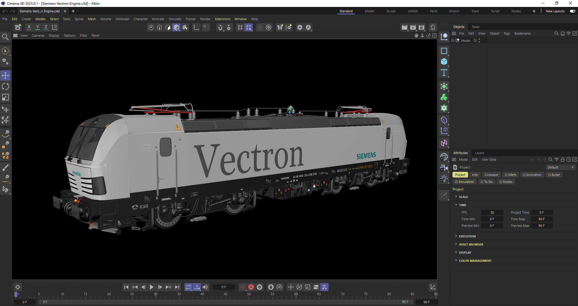 Siemens Vectron Engine - 3D Model by ALPHA3DST