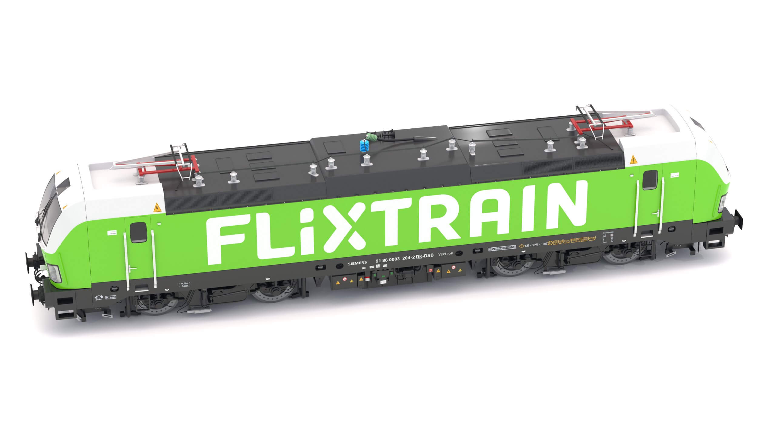 Siemens Vectron Flixtrain - 3D Model by ALPHA3DST