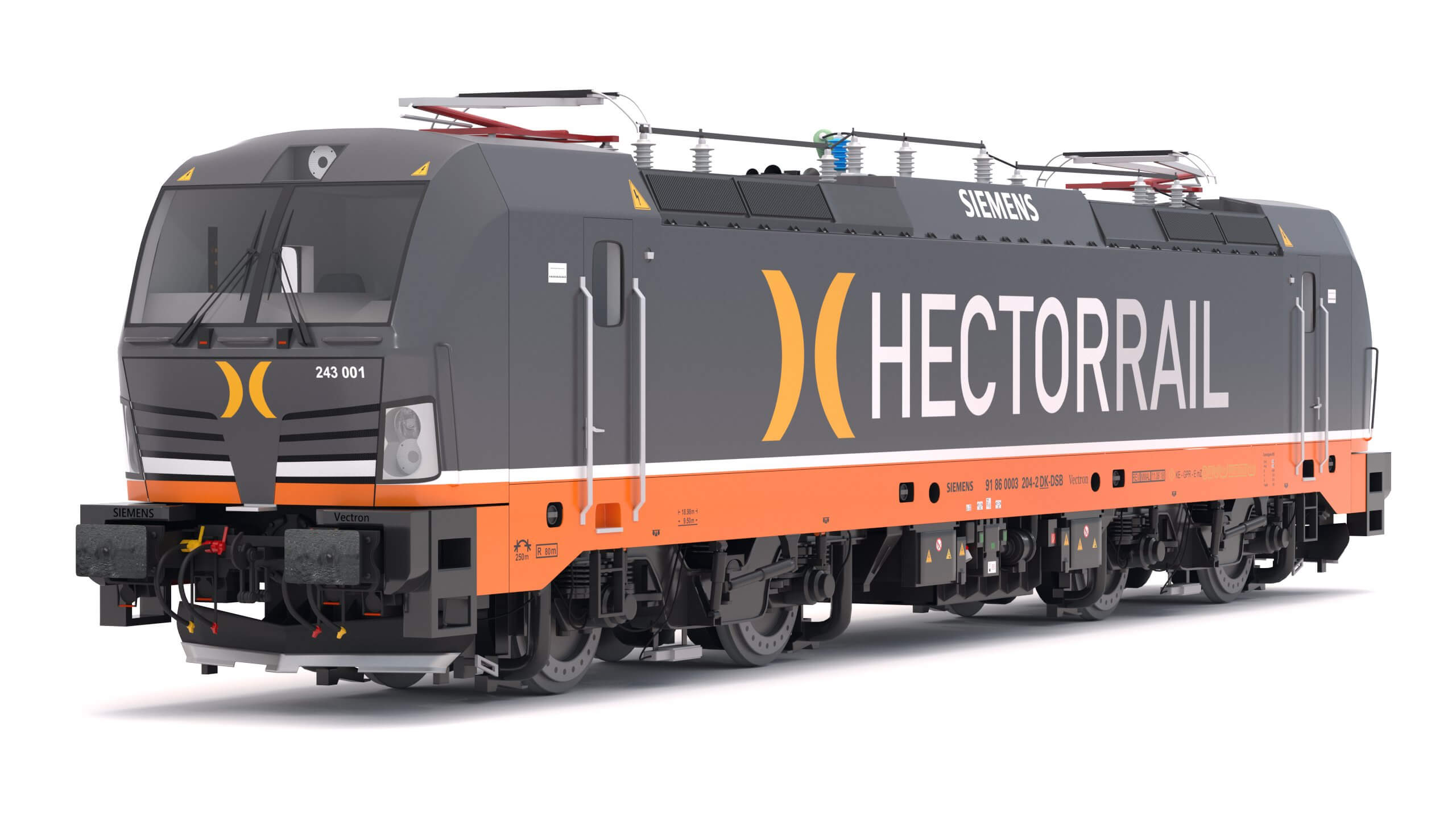 Siemens Vectron Hector Rail - 3D Model by ALPHA3DST