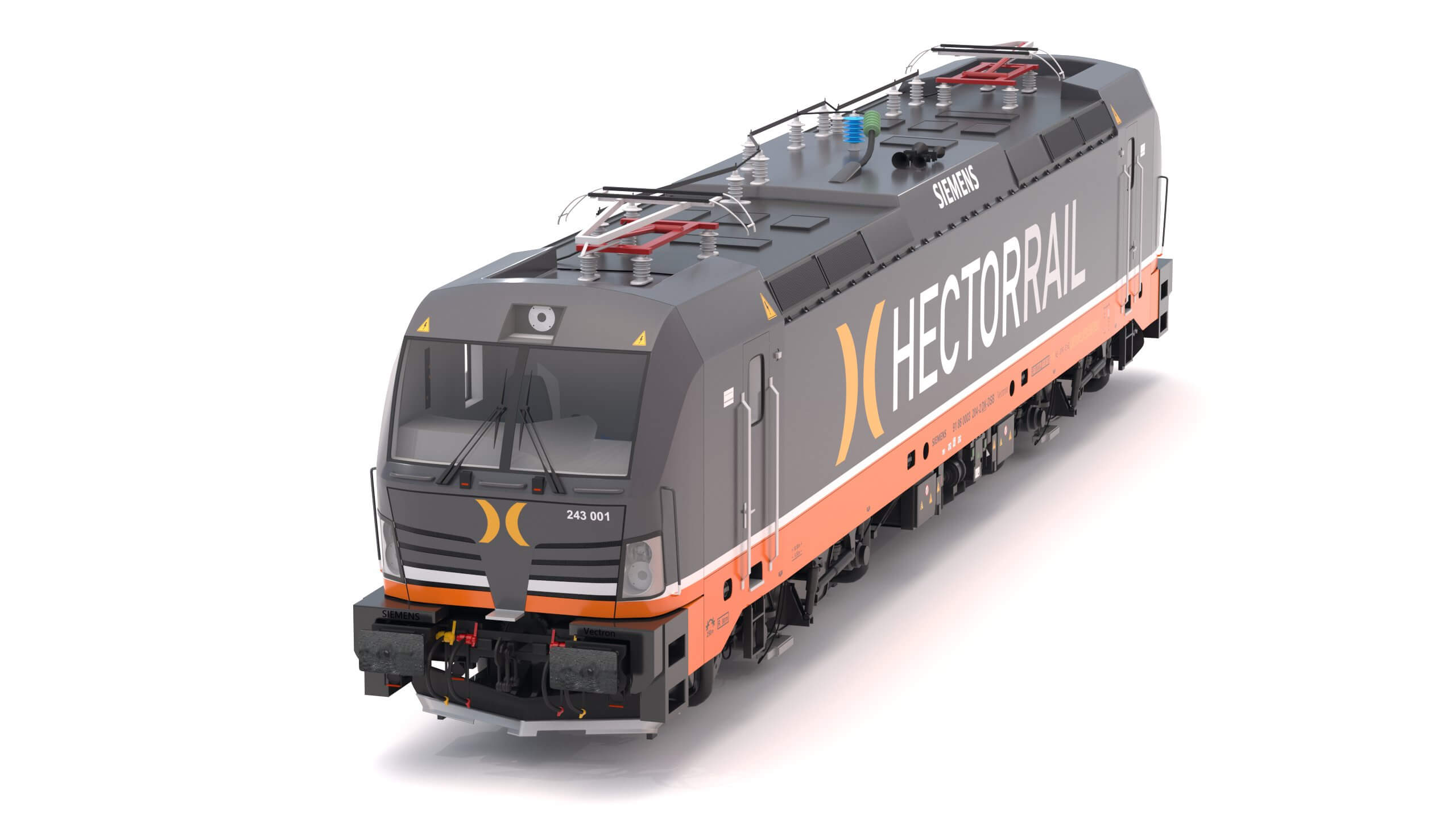 Siemens Vectron Hector Rail - 3D Model by ALPHA3DST