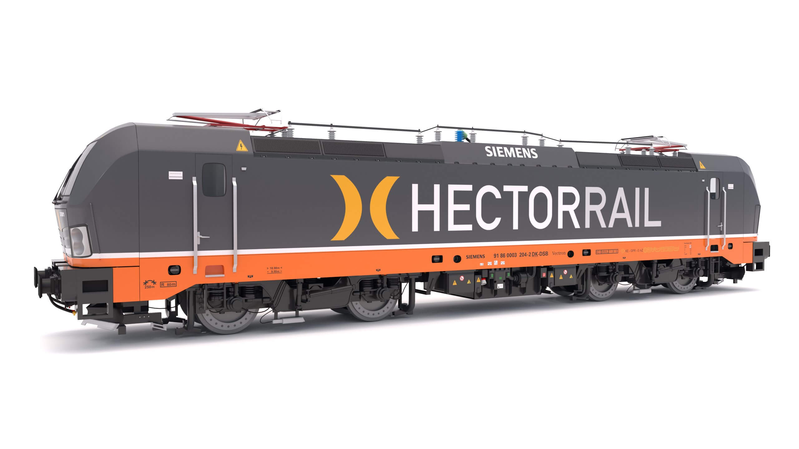 Siemens Vectron Hector Rail - 3D Model by ALPHA3DST
