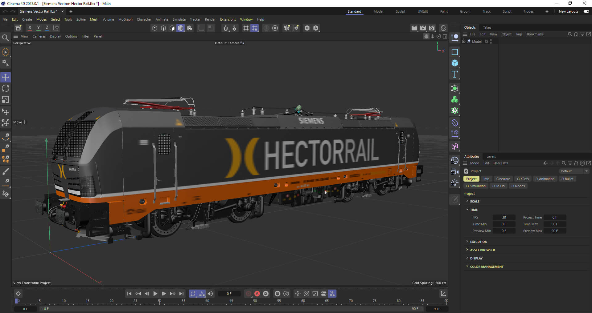 Siemens Vectron Hector Rail - 3D Model by ALPHA3DST