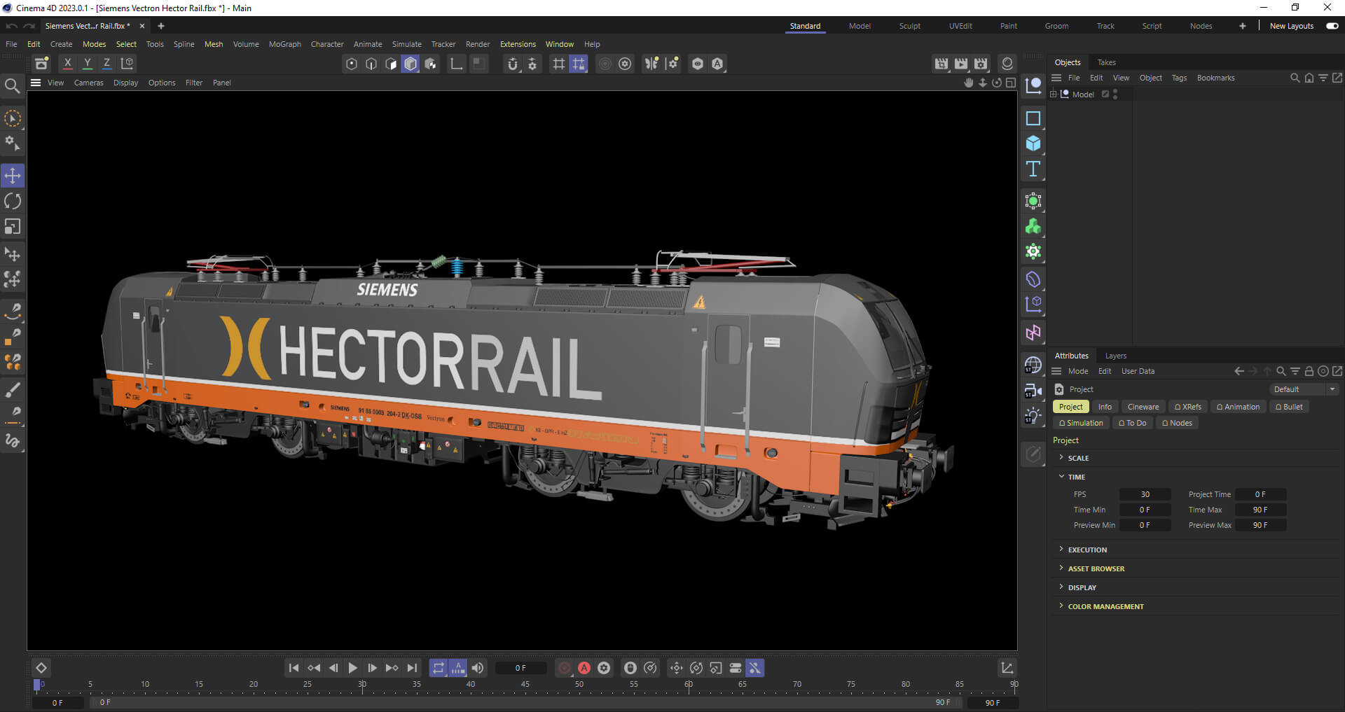 Siemens Vectron Hector Rail - 3D Model by ALPHA3DST