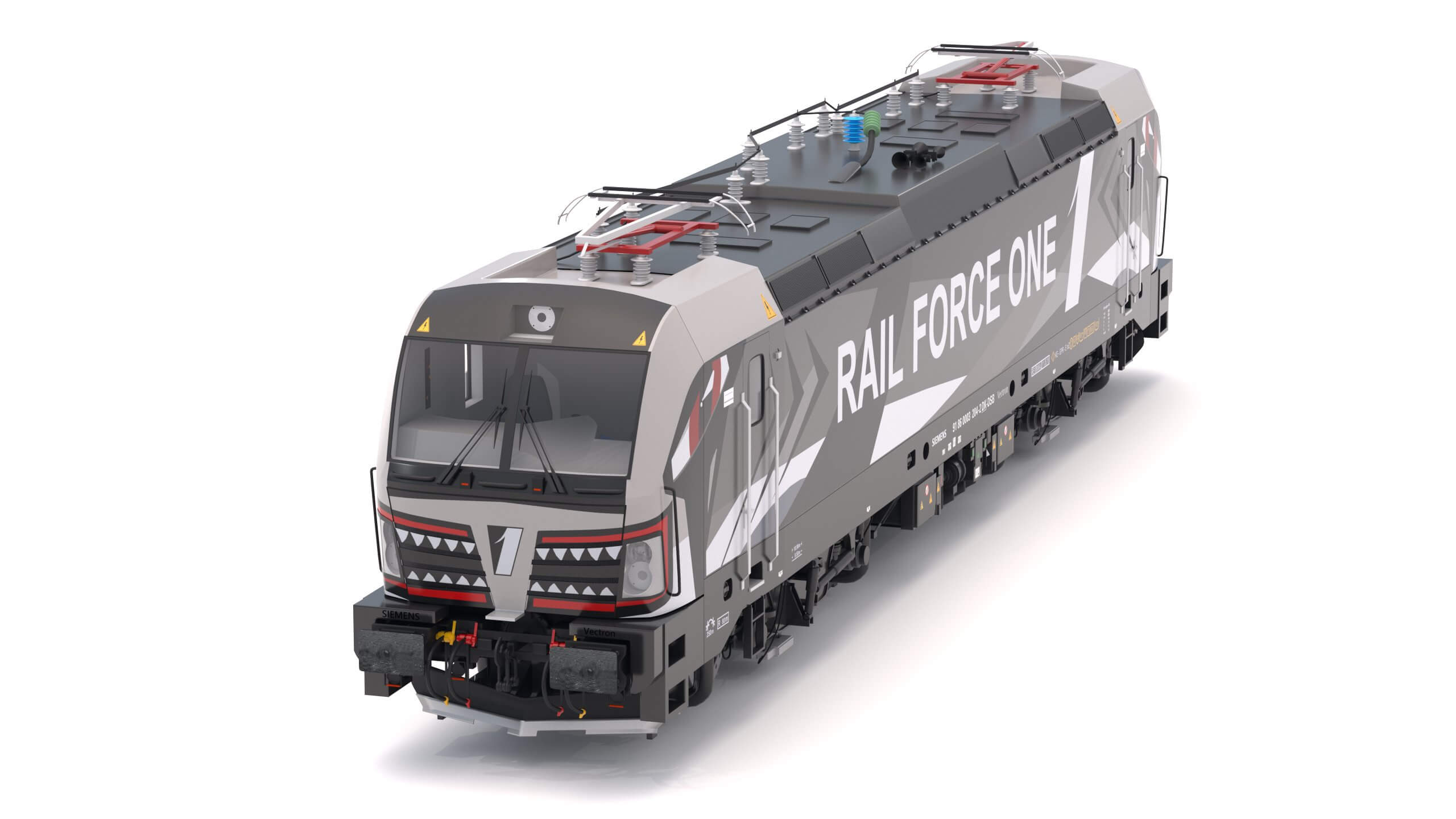 Siemens Vectron Rail Force One - 3D Model by ALPHA3DST