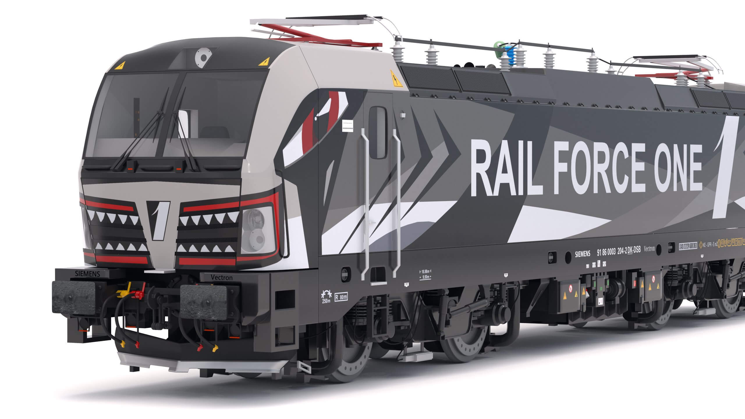 Siemens Vectron Rail Force One - 3D Model by ALPHA3DST