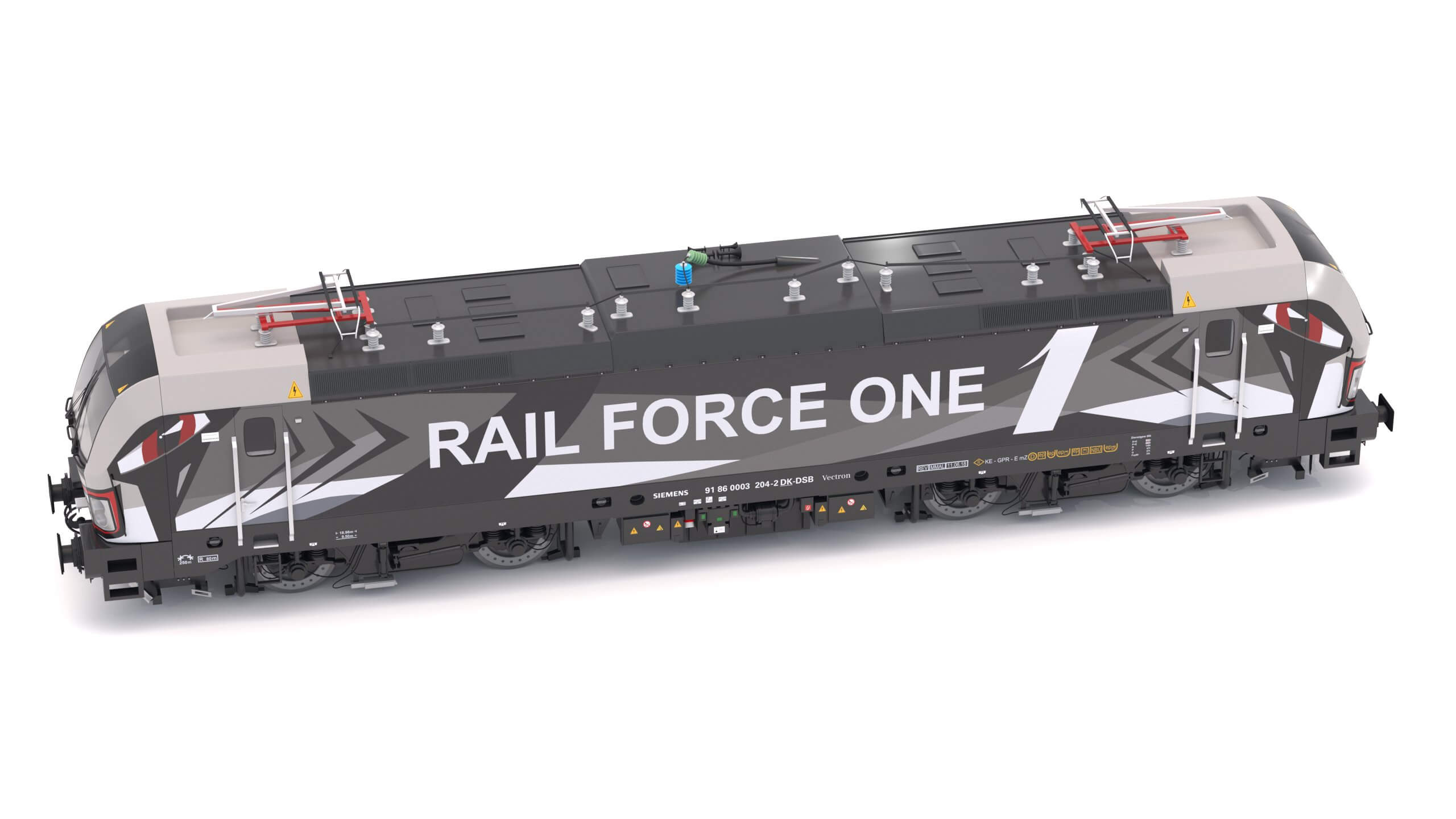 Siemens Vectron Rail Force One - 3D Model by ALPHA3DST