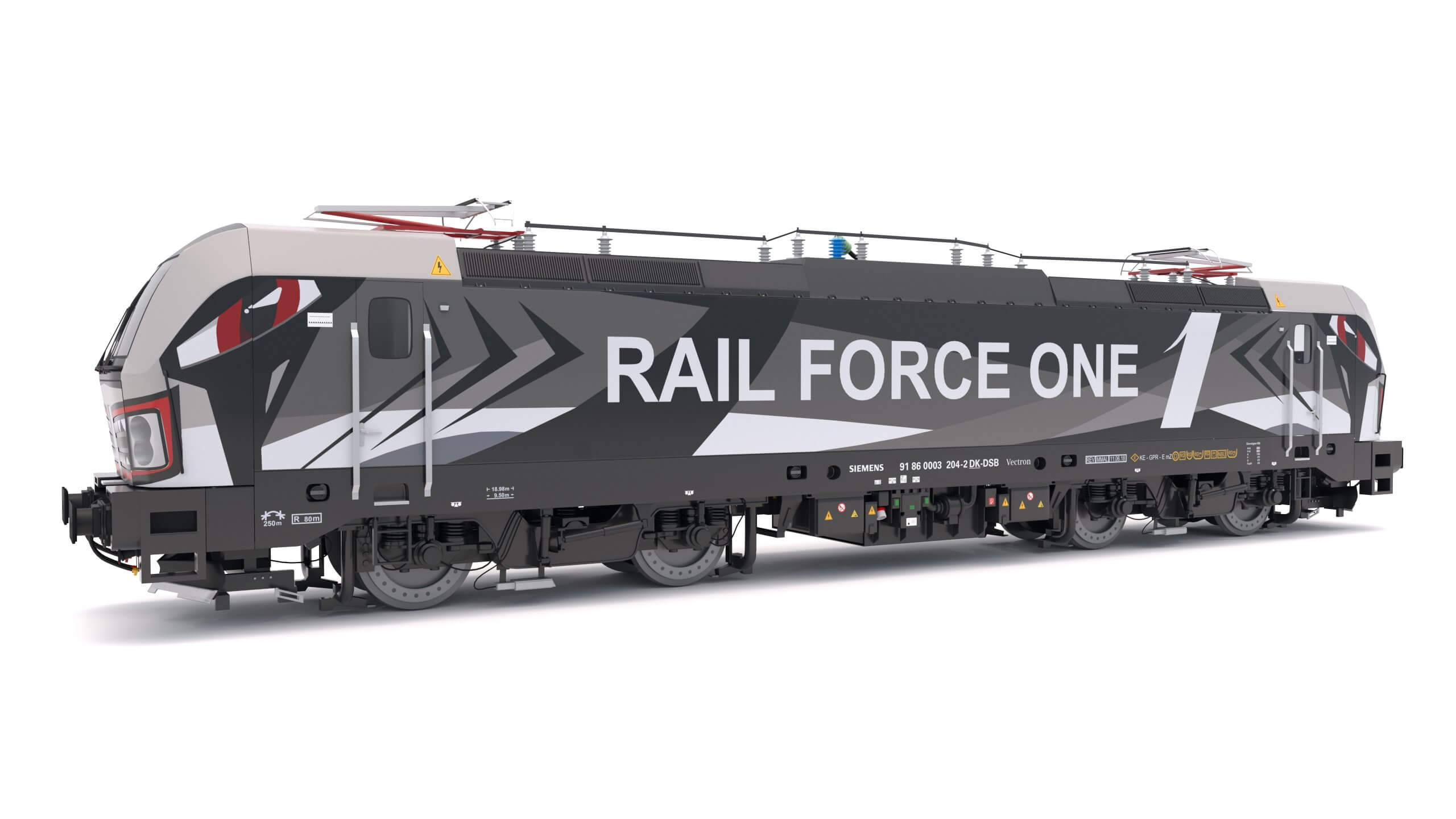 Siemens Vectron Rail Force One - 3D Model by ALPHA3DST