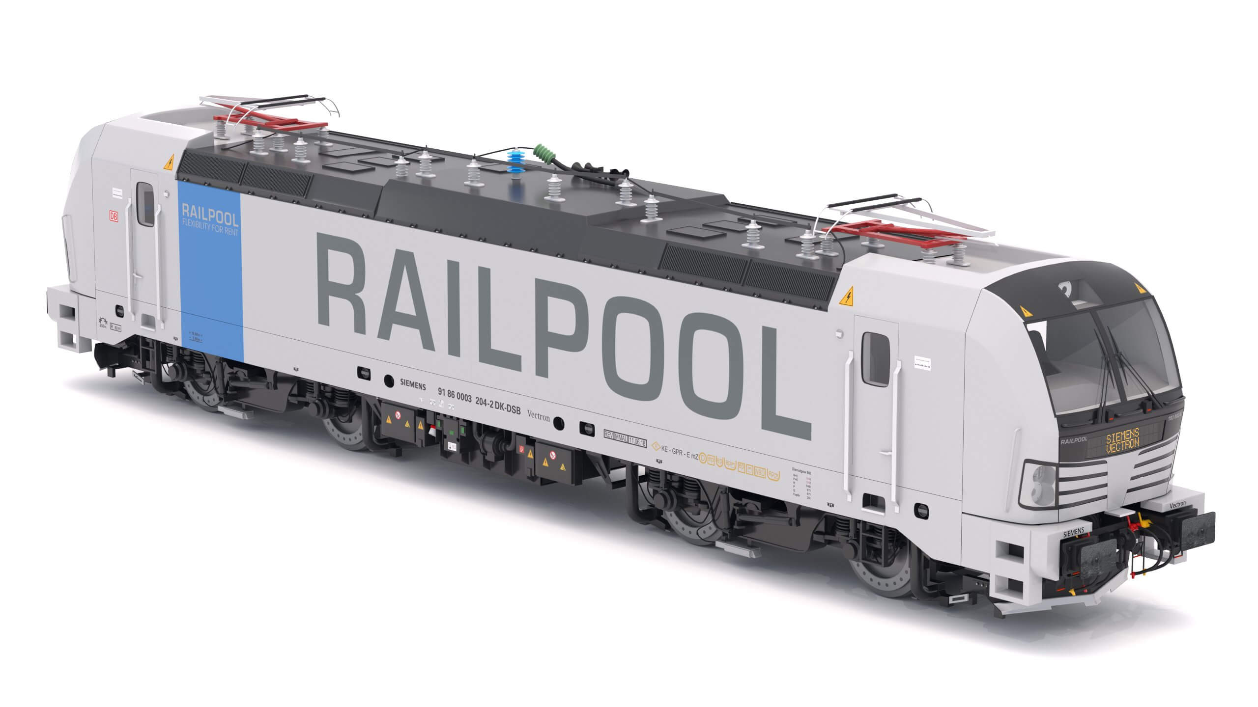 Siemens Vectron Railpool - 3D Model by ALPHA3DST