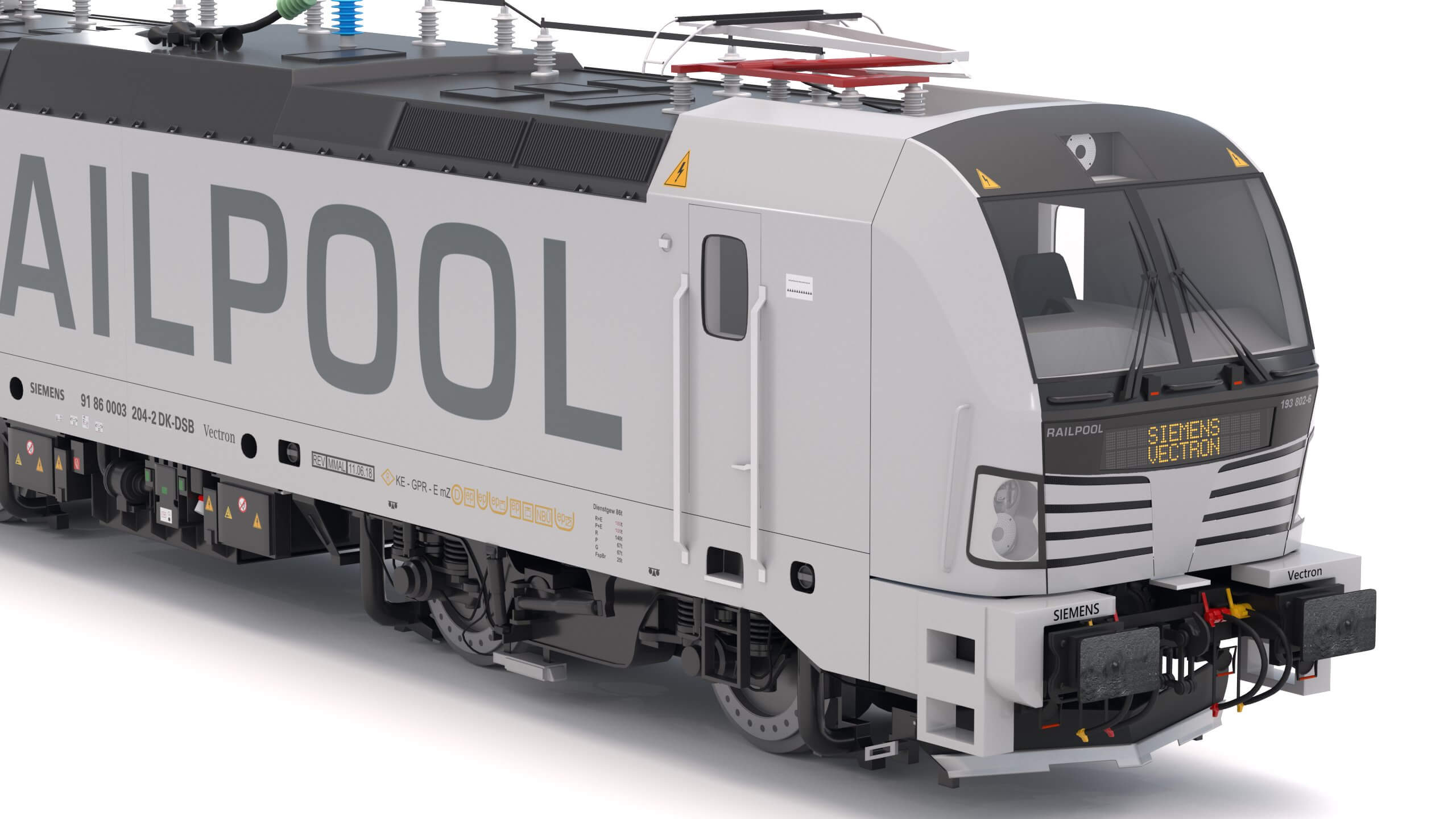 Siemens Vectron Railpool - 3D Model by ALPHA3DST