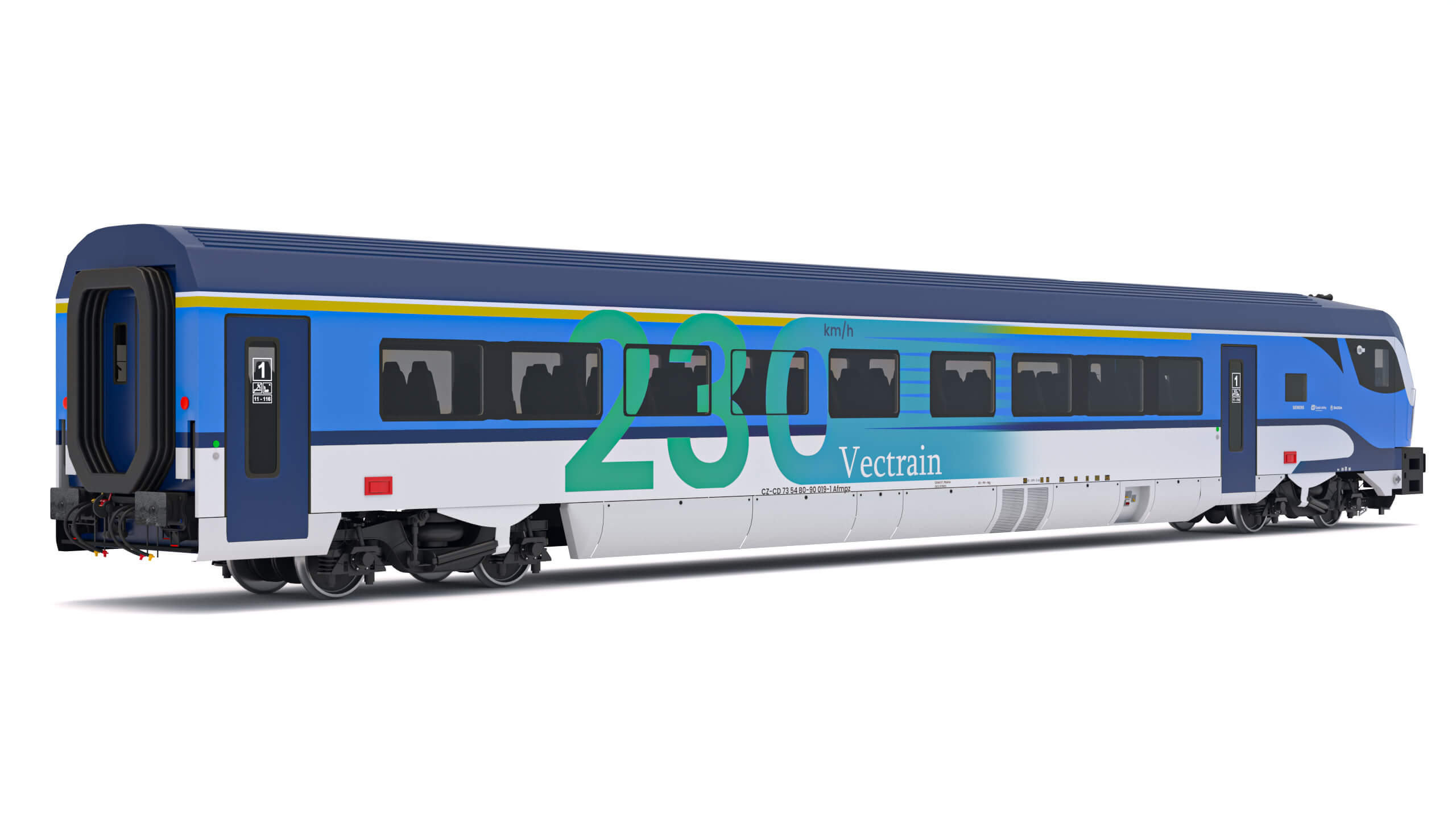 Siemens Vectron - Vectrain Comfortjet Train Collection 1 3D Model by ...