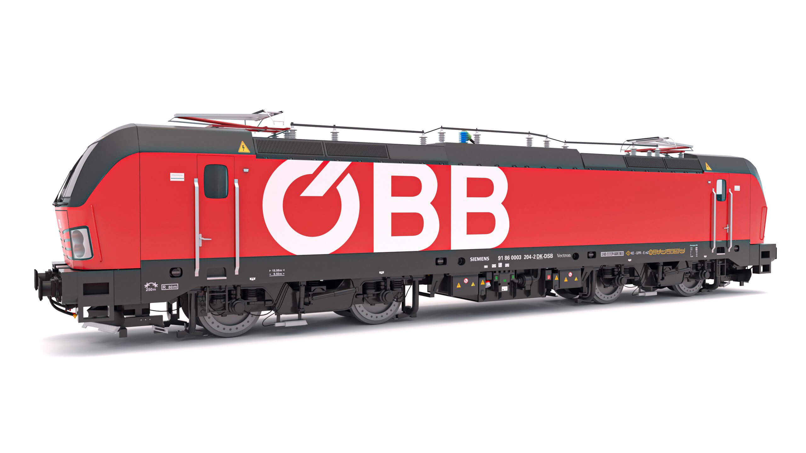 Siemens Vectron - Vectrain Obb Nightjet Train Collection 1 3D Model by ...