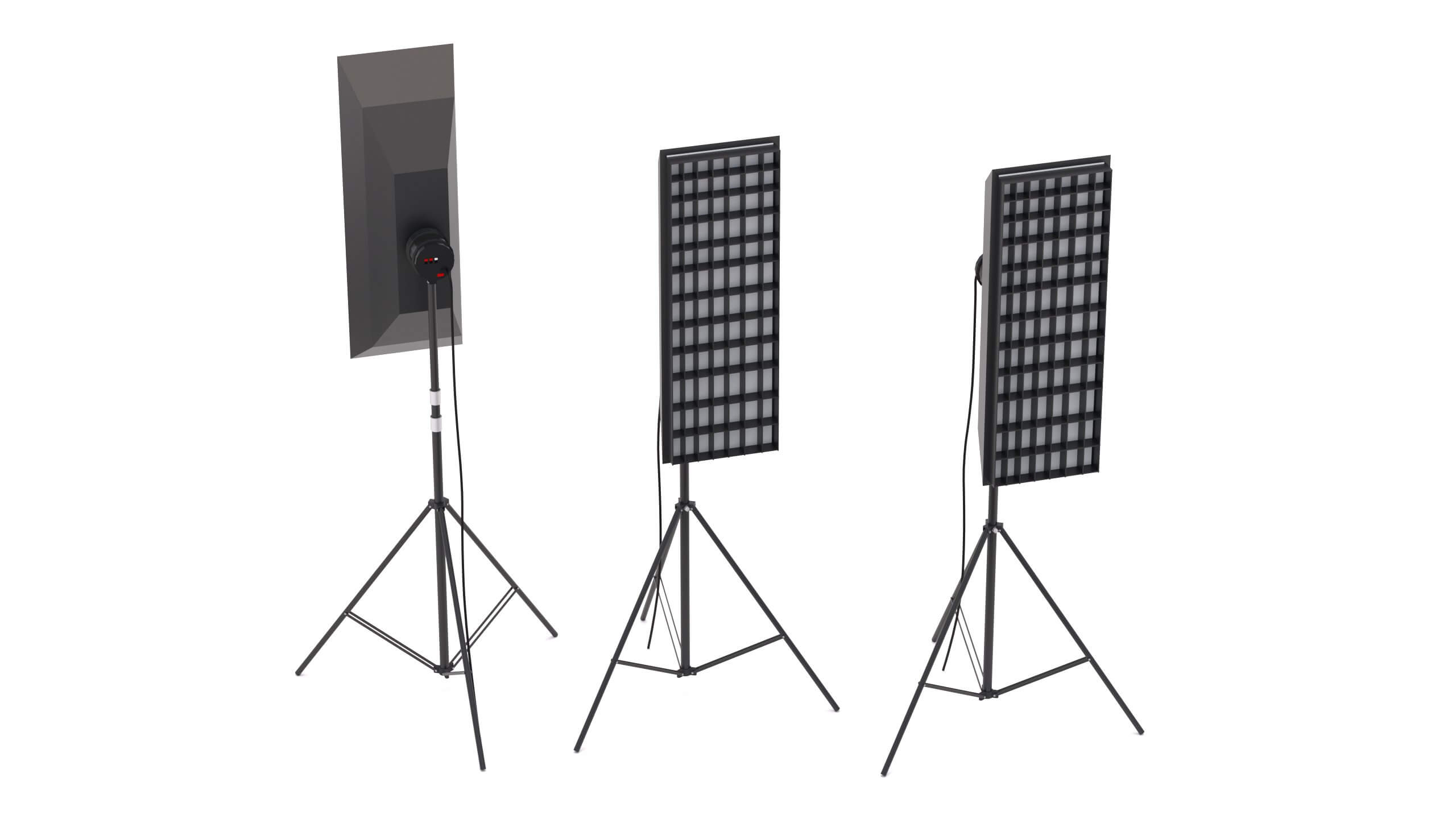 Softbox Studio Light 02 - 3D Model by ALPHA3DST