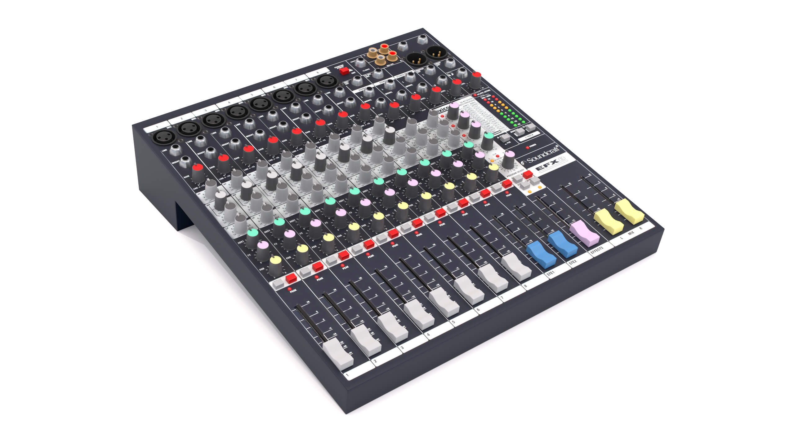 Soundcraft EFX8 Mixing Console - 3D Model by ALPHA3DST