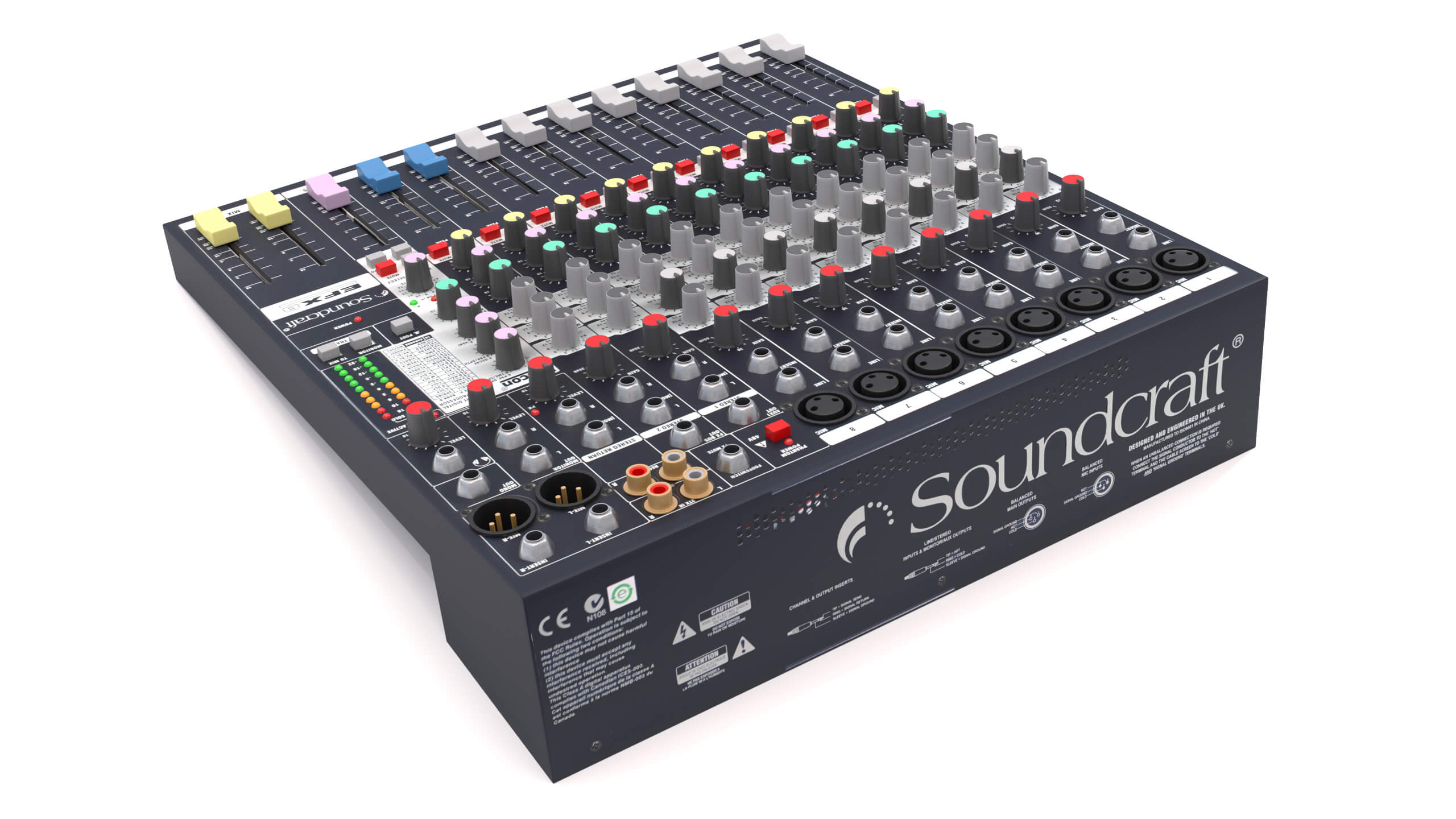 Soundcraft EFX8 Mixing Console - 3D Model by ALPHA3DST
