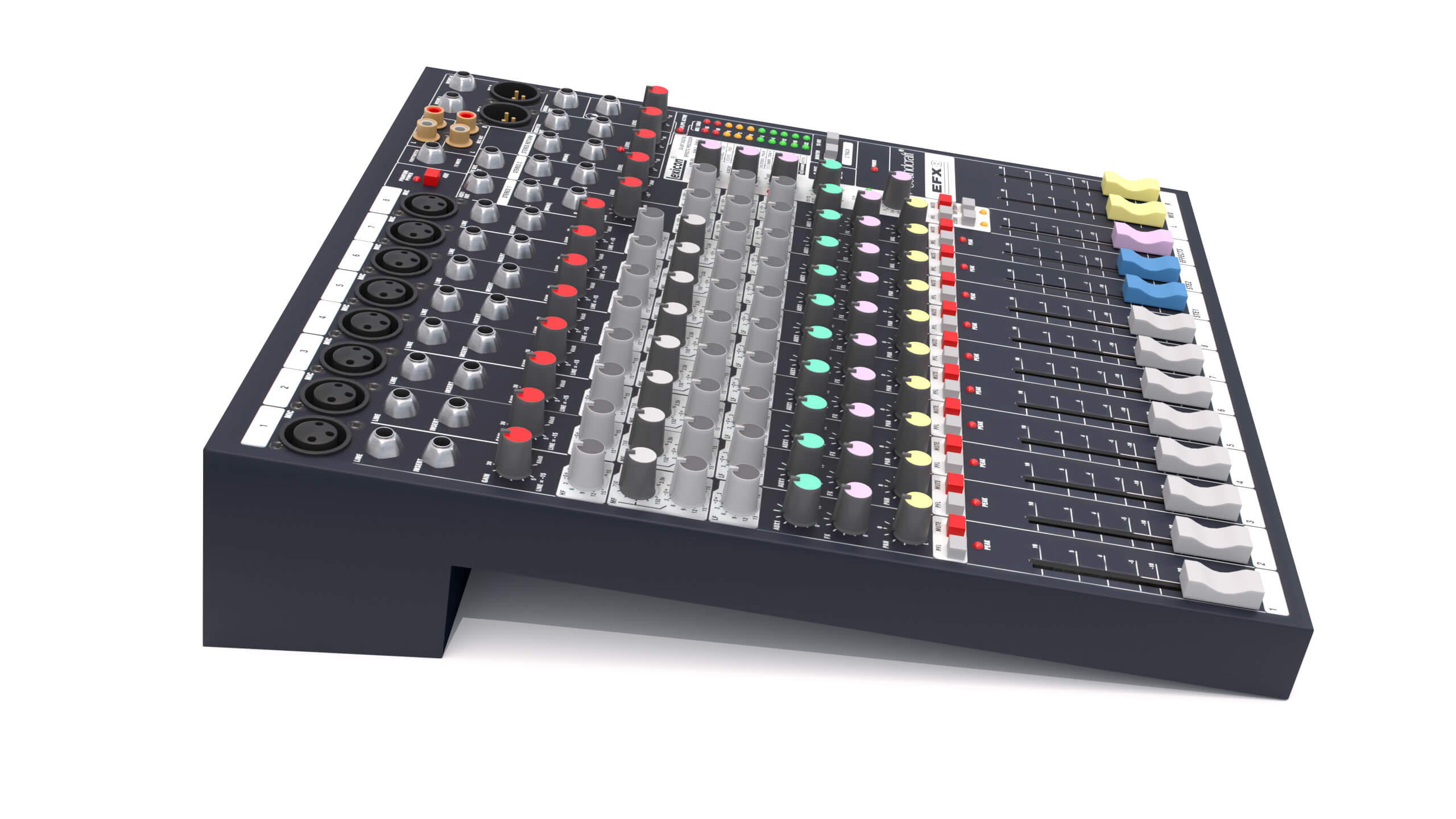 Soundcraft EFX8 Mixing Console - 3D Model by ALPHA3DST