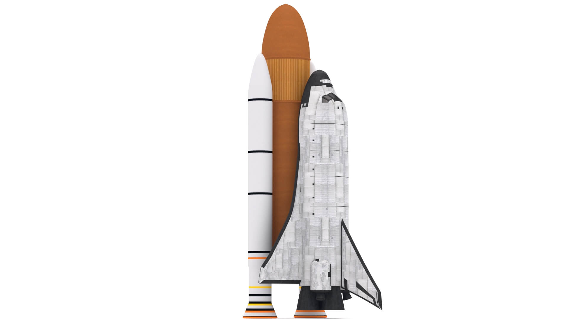 Space Shuttle - 3D Model by ALPHA3DST