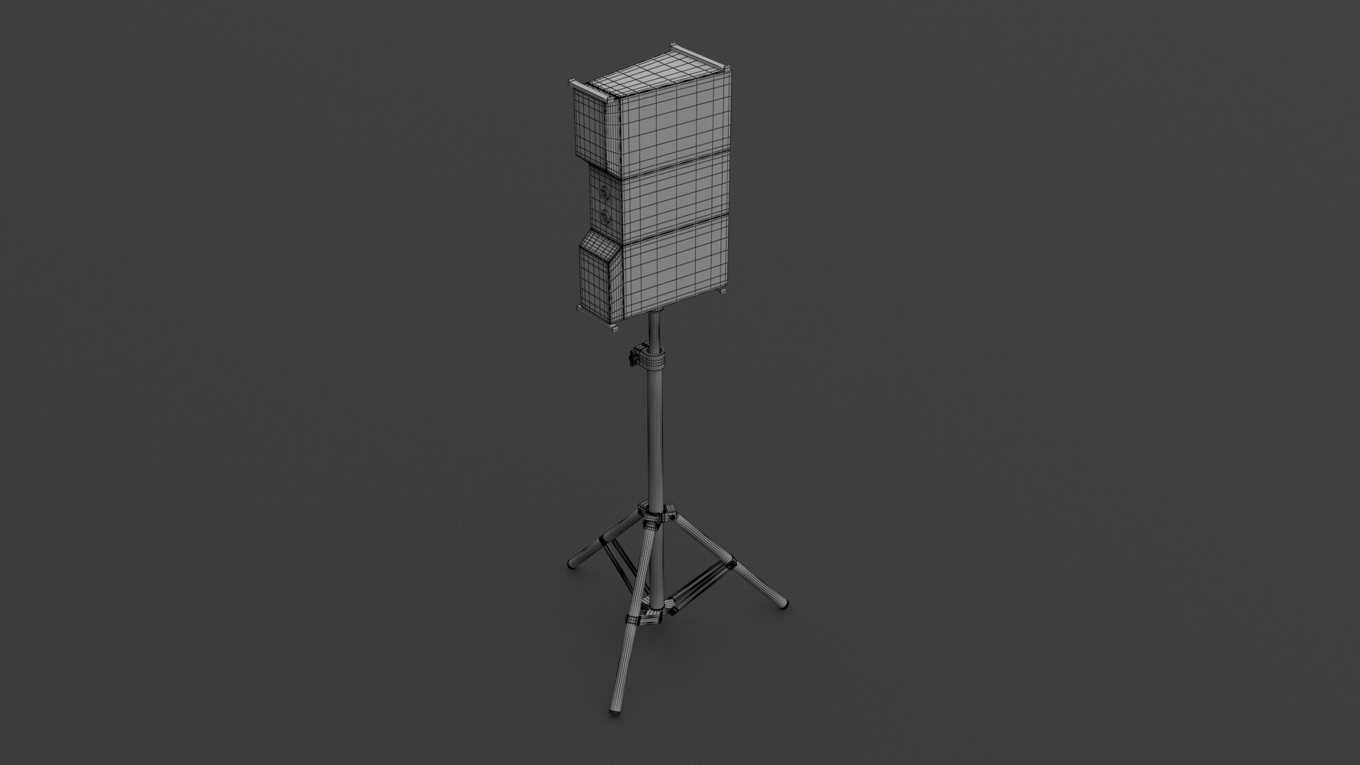 Stage Speaker - 3D Model by ALPHA3DST