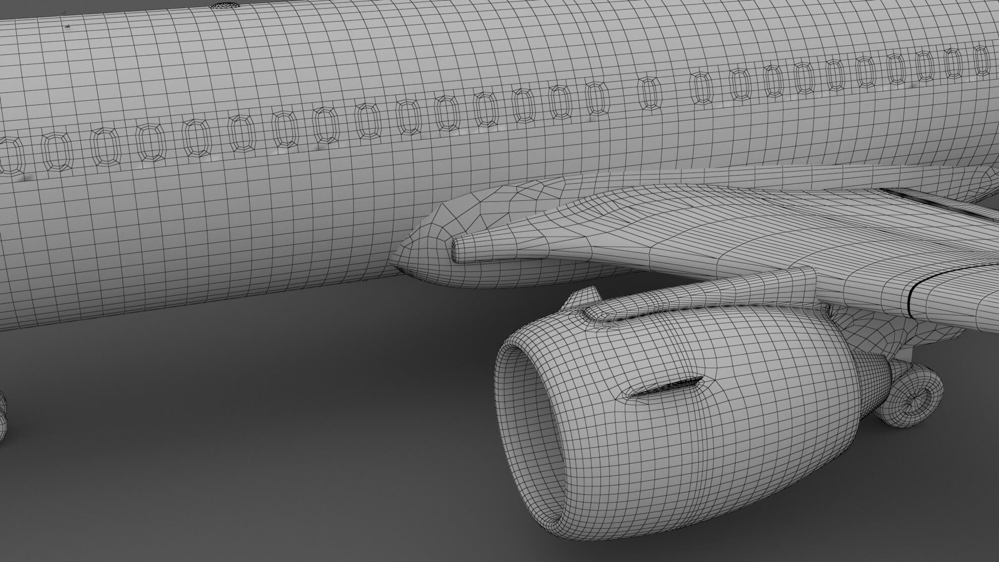 Swiss Air A320 Unpainted - 3D Model by ALPHA3DST