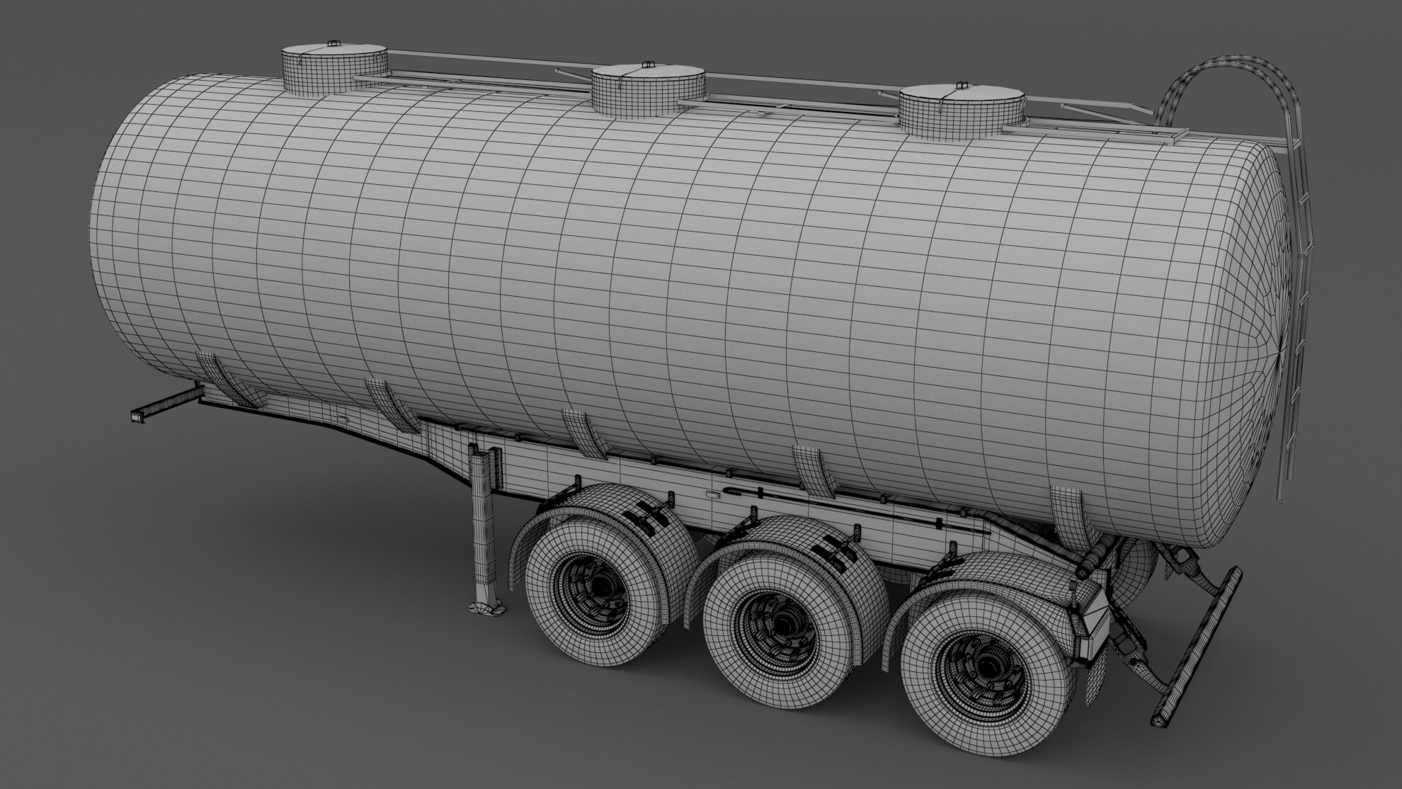 Tank Trailer - 3D Model by ALPHA3DST
