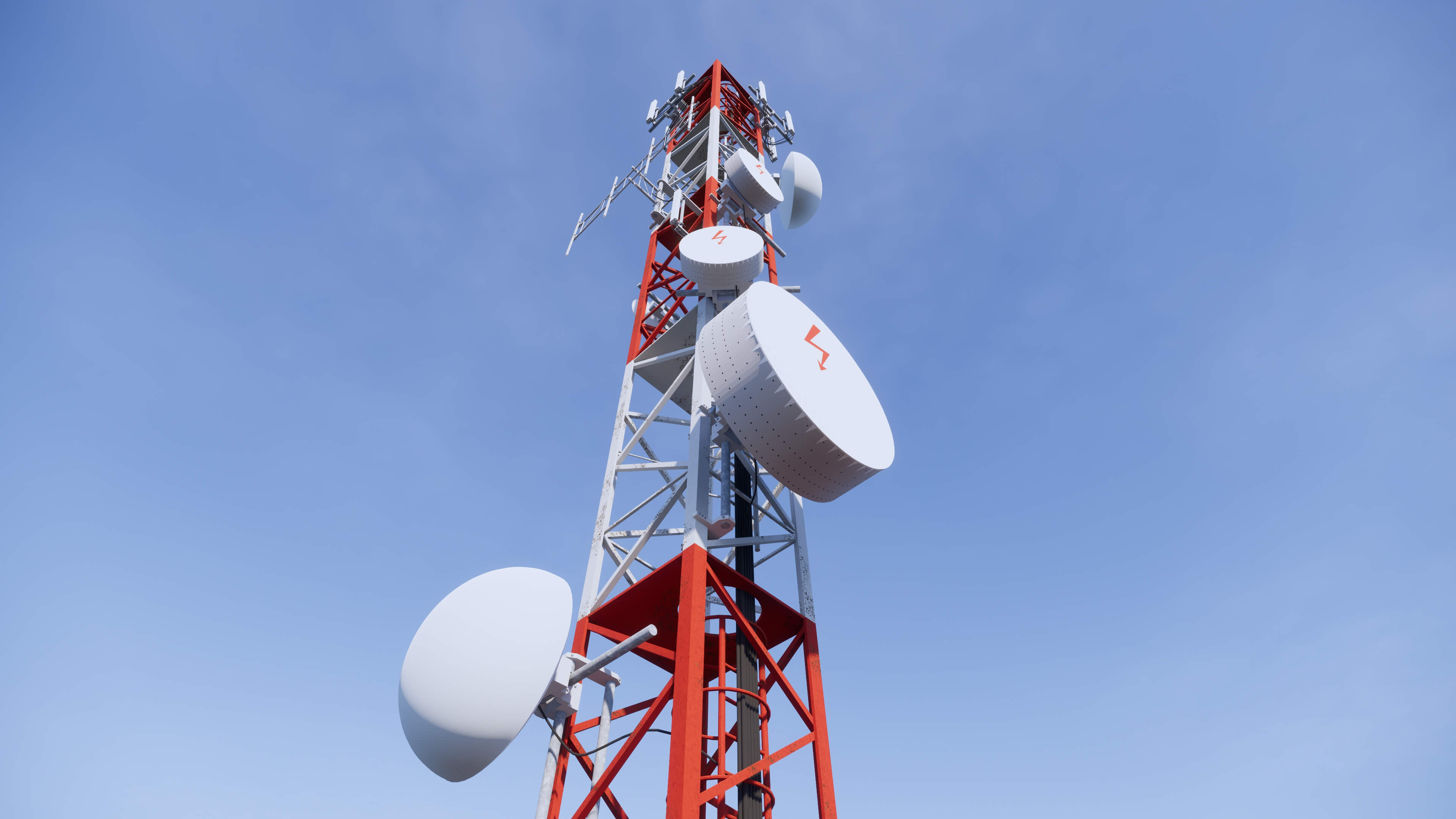 Telecommunication Cell Tower - 3D Model by ALPHA3DST