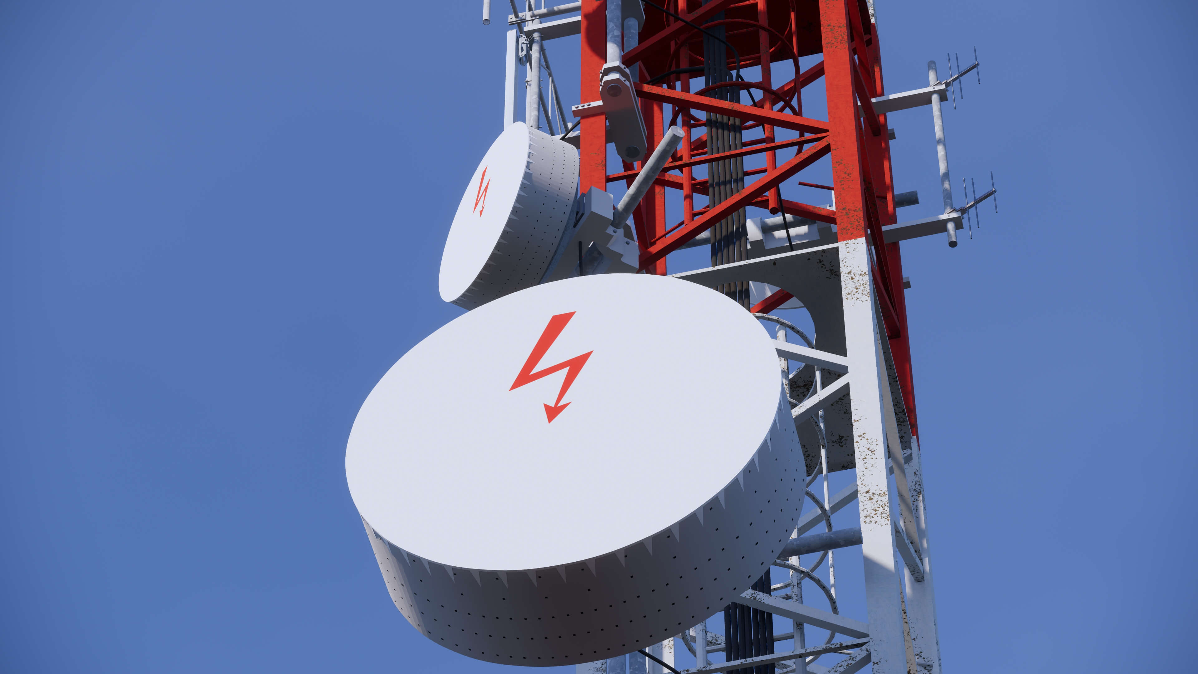 Telecommunication Cell Tower - 3D Model by ALPHA3DST