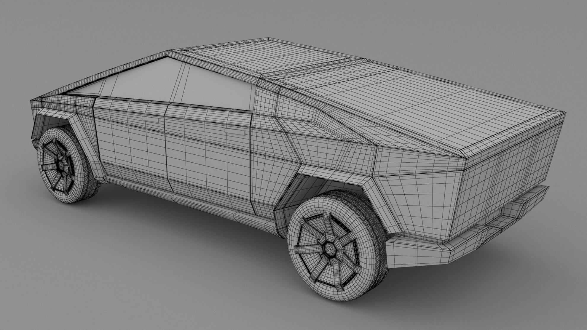 Tesla Cybertruck - 3D Model by ALPHA3DST