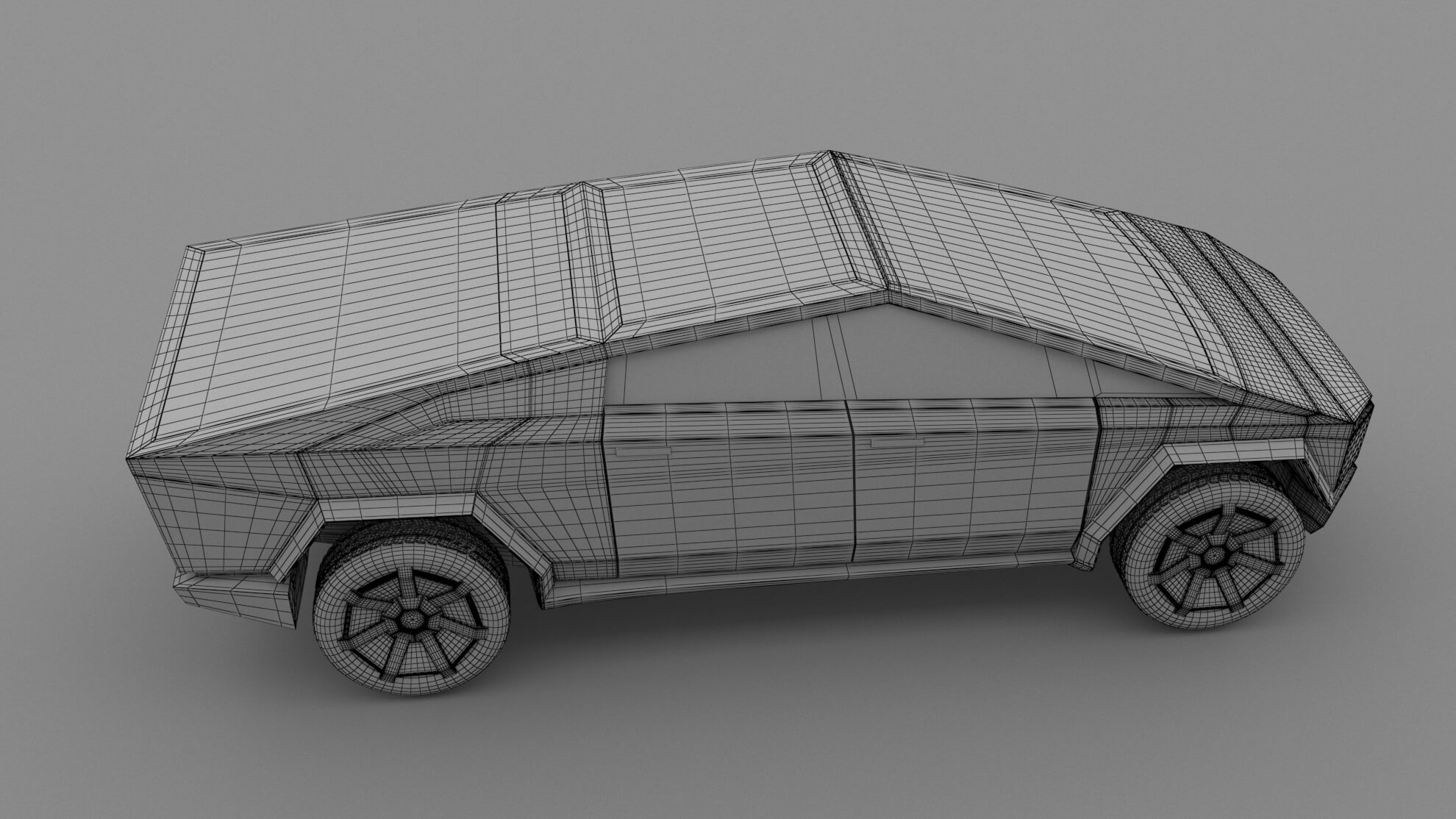 Tesla Cybertruck - 3D Model by ALPHA3DST