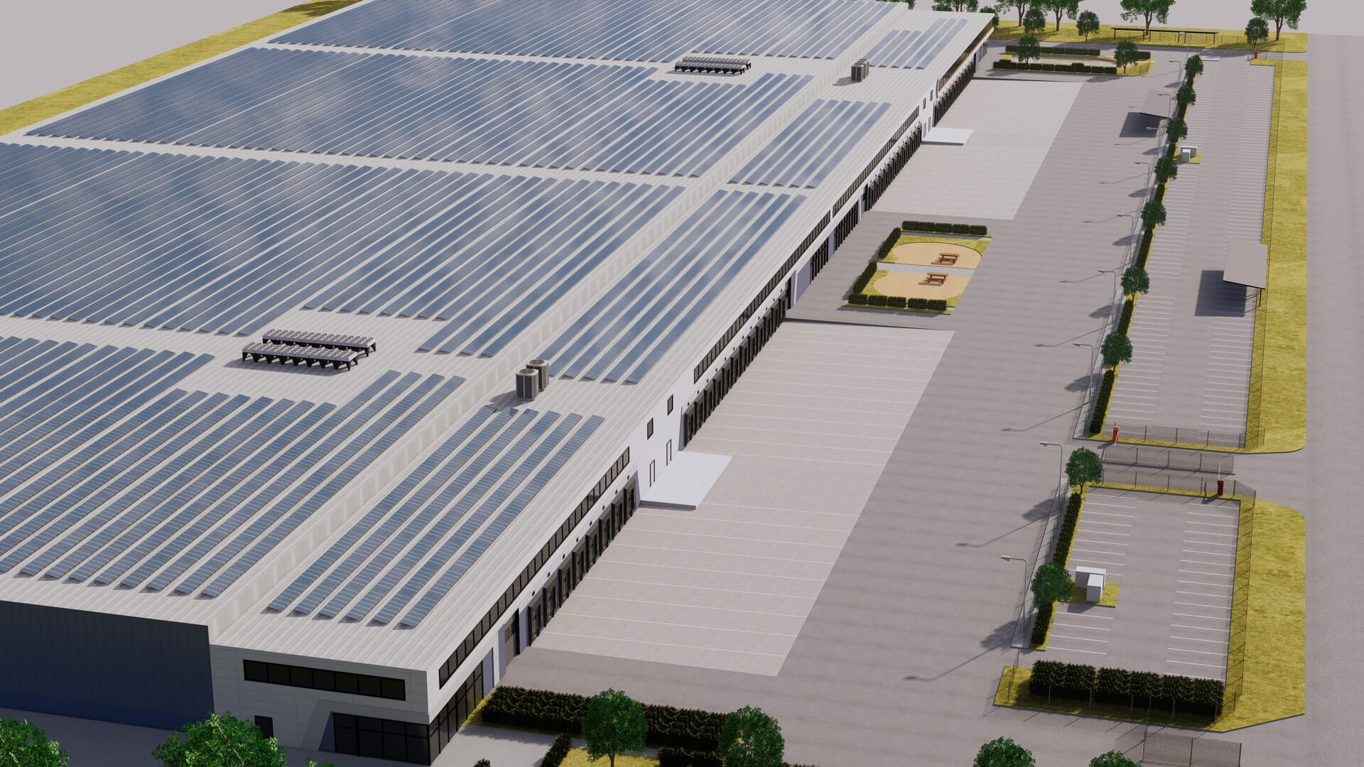 Tesla Giga Factory - 3D Model by ALPHA3DST