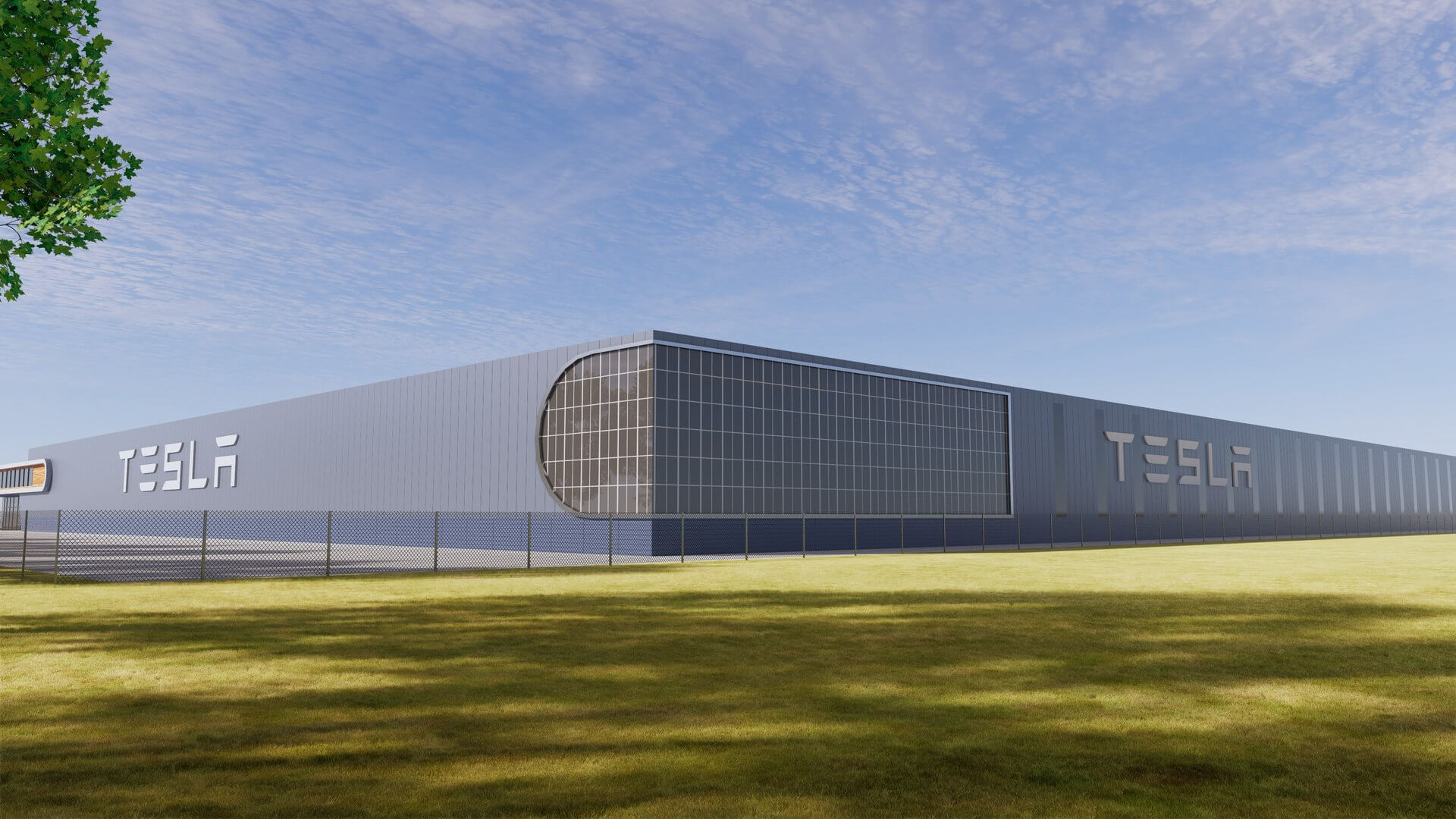 Tesla Giga Factory - 3D Model by ALPHA3DST