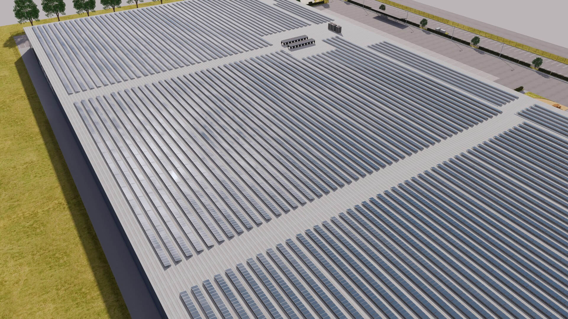 Tesla Giga Factory - 3D Model by ALPHA3DST