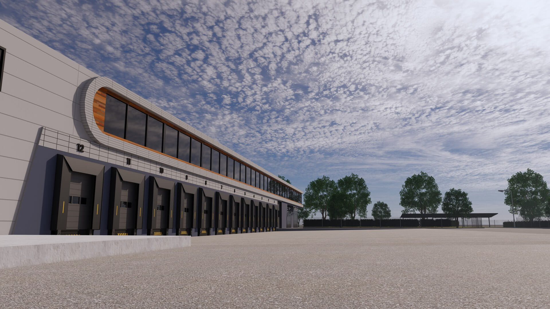 Tesla Giga Factory - 3D Model by ALPHA3DST