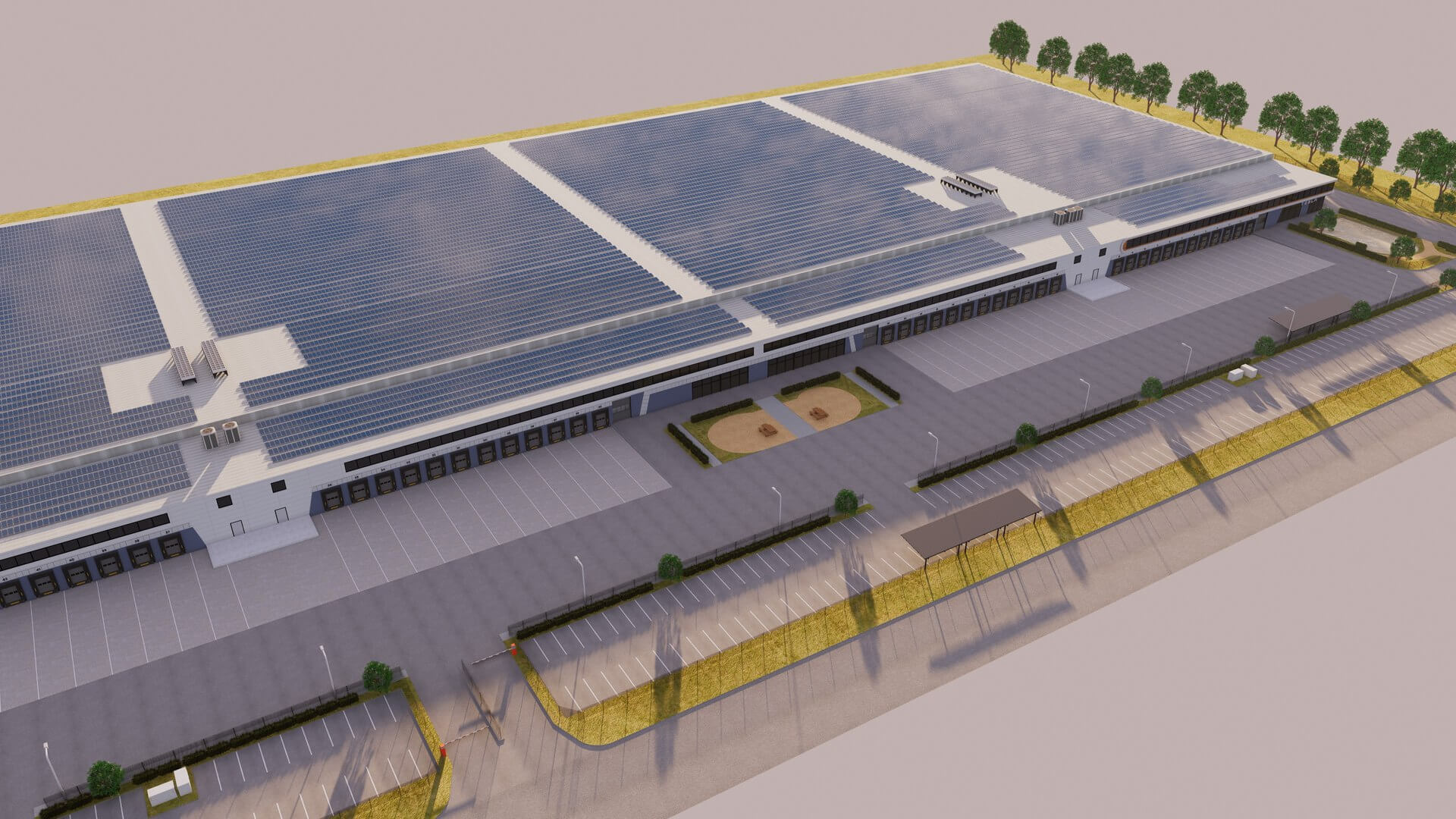 Tesla Giga Factory - 3D Model by ALPHA3DST