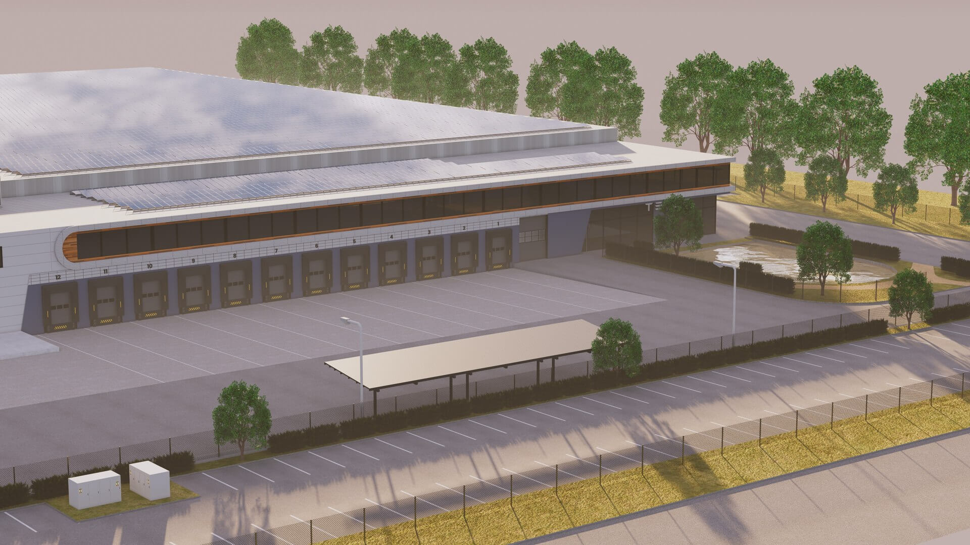 Tesla Giga Factory - 3D Model by ALPHA3DST