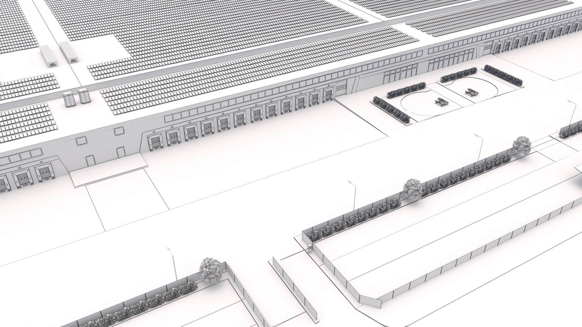 Tesla Giga Factory - 3D Model by ALPHA3DST