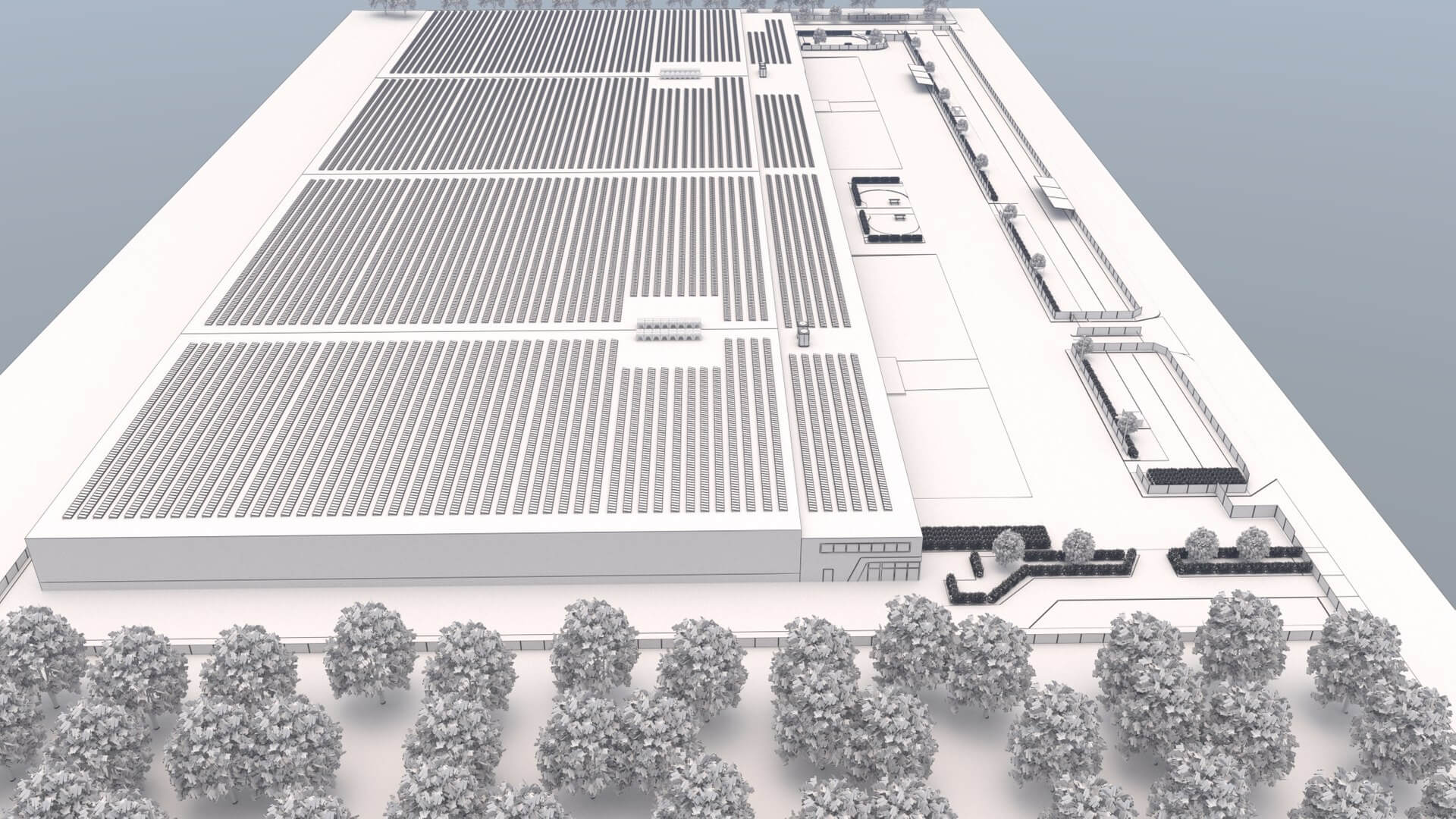 Tesla Giga Factory - 3D Model by ALPHA3DST