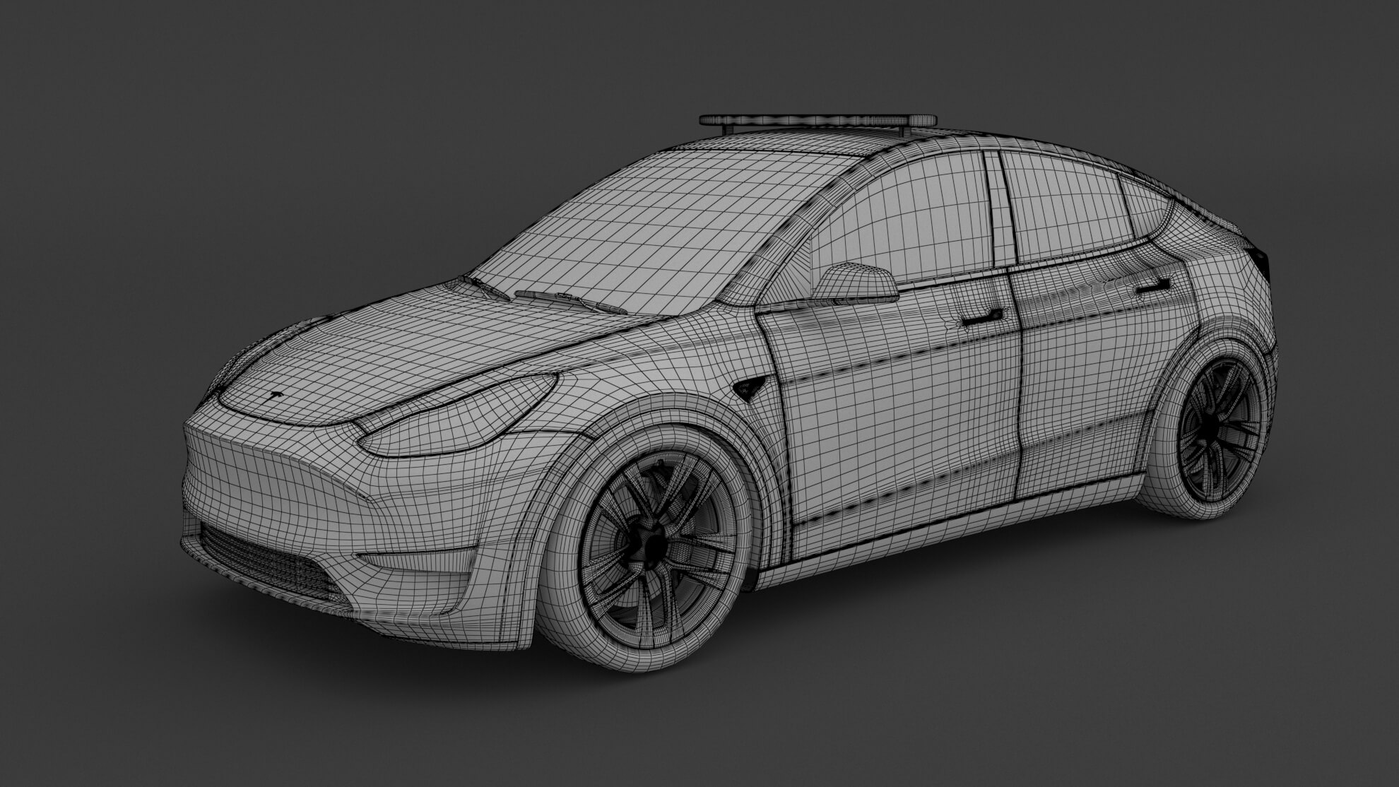 Tesla Police Car Collection - 3D Model by ALPHA3DST